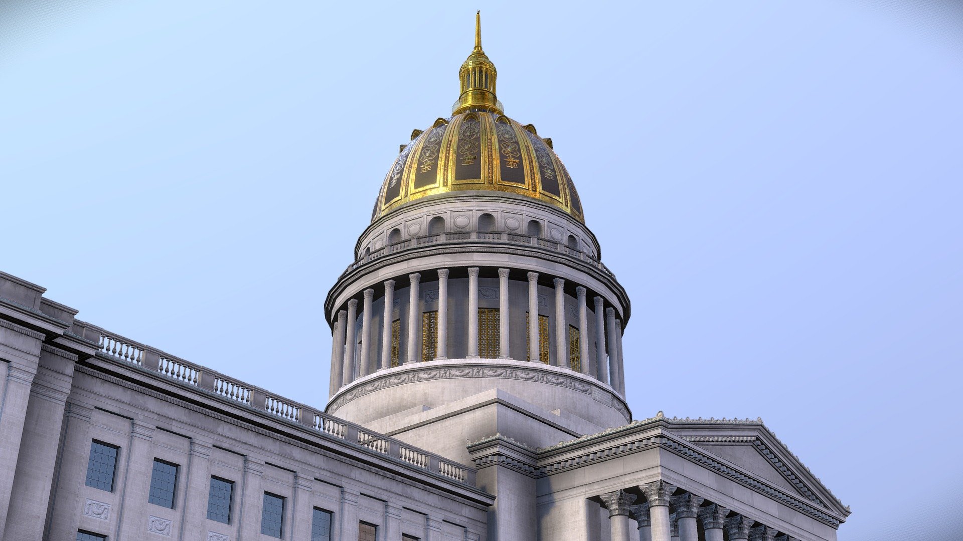 West Virginia State Capitol - 3D model by Darf (@sannie01) [b5d79f5 ...