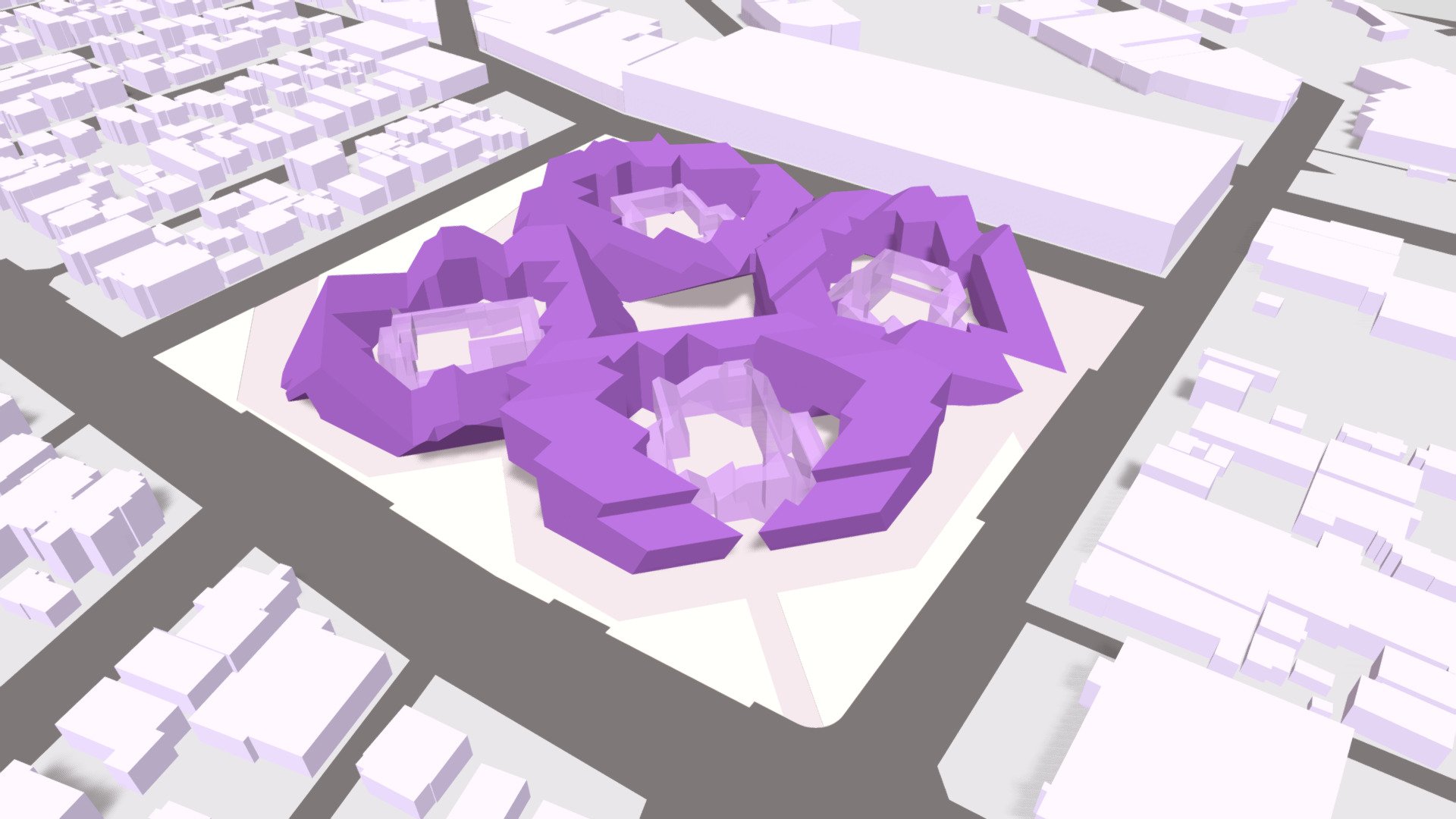 Inside Outside Site Massing - 3D model by Kenia Roman (@kenia_roman ...