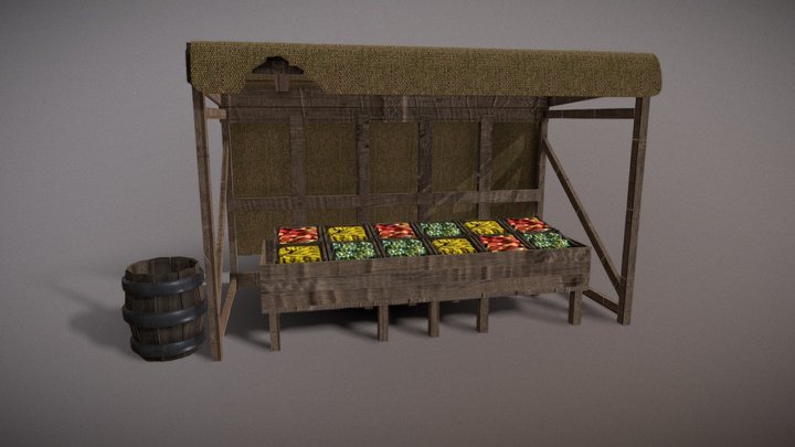 Market 3D models - Sketchfab