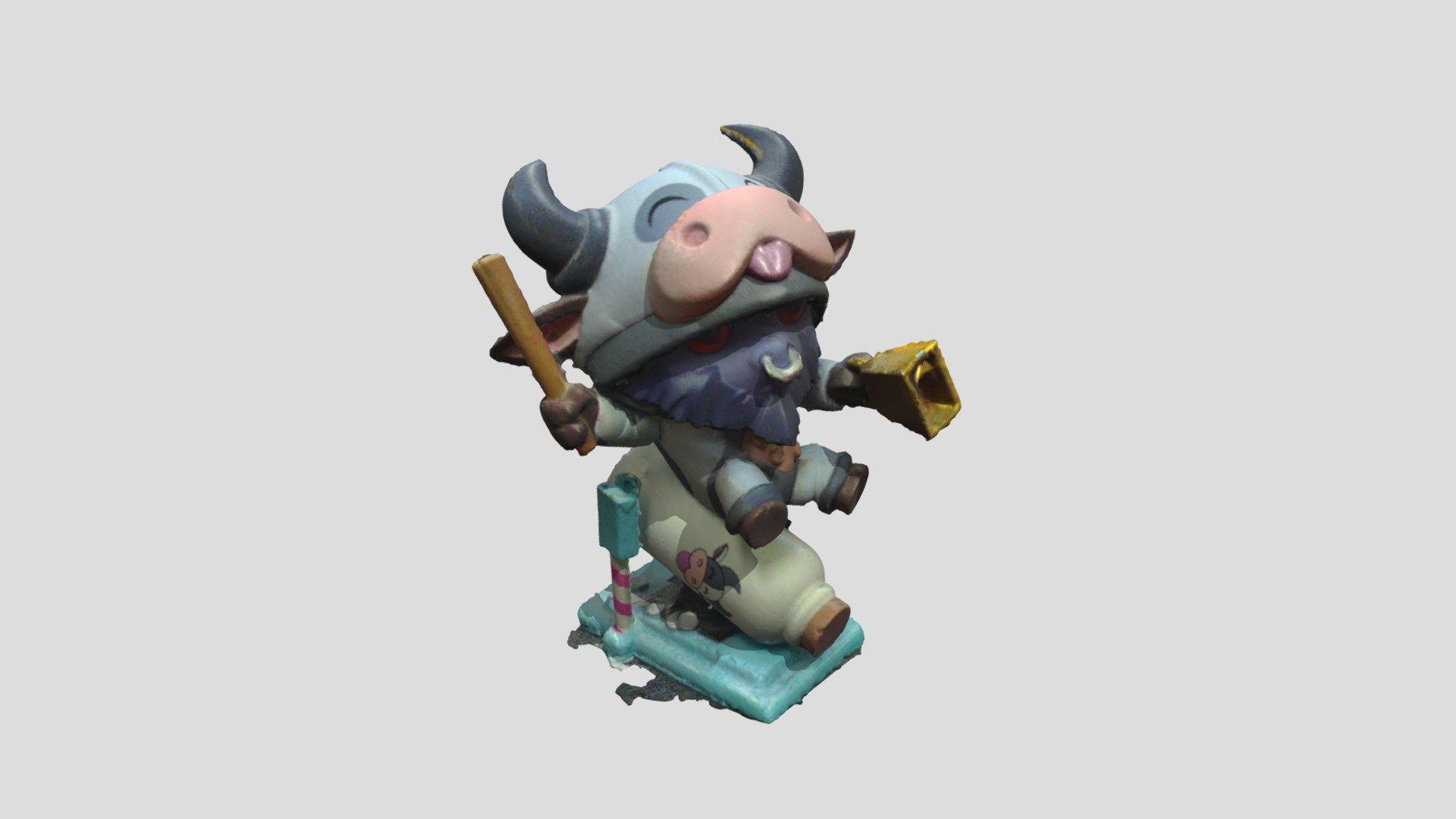 Moo Cow Alistar - figure - 3D model by veikkoraty [b5d9b80] - Sketchfab
