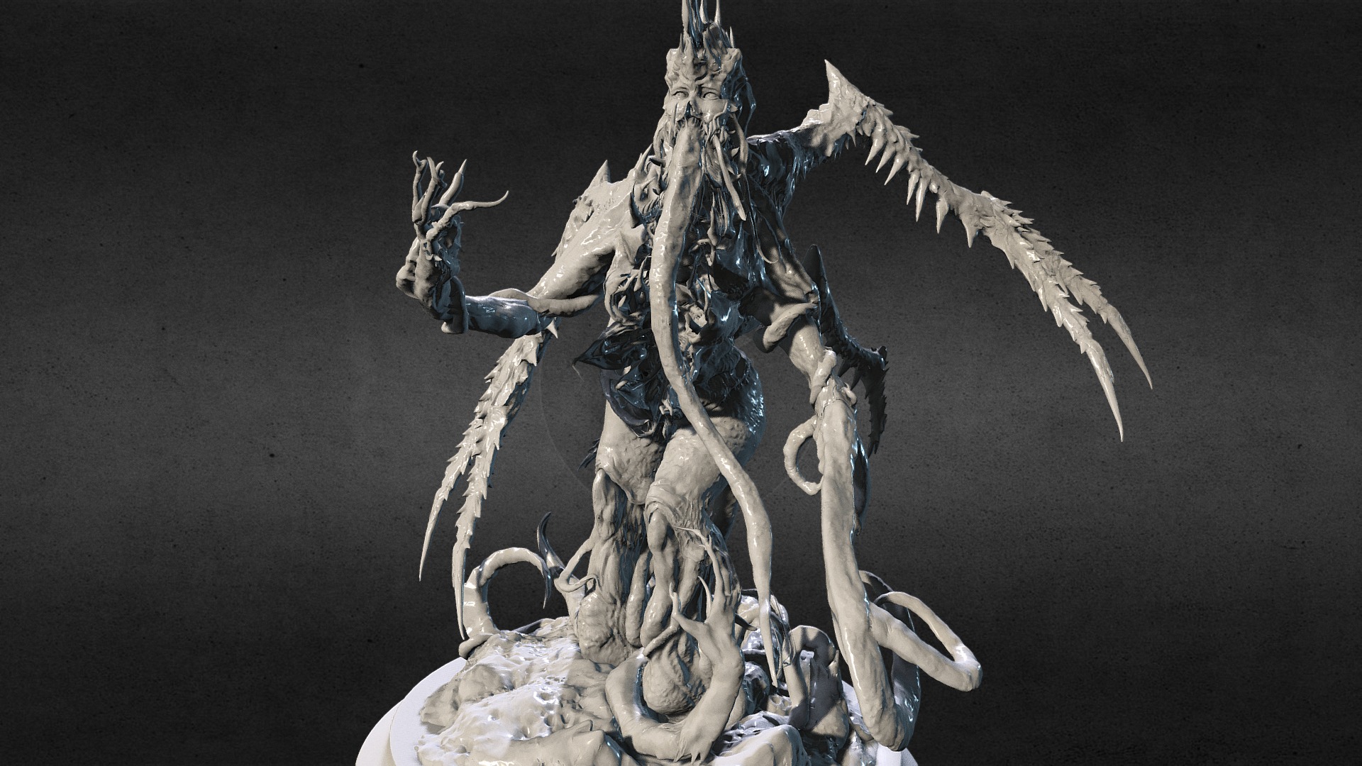 Corrupted Angel - low poly version - 3D model by zerojs [b5d9c39 ...