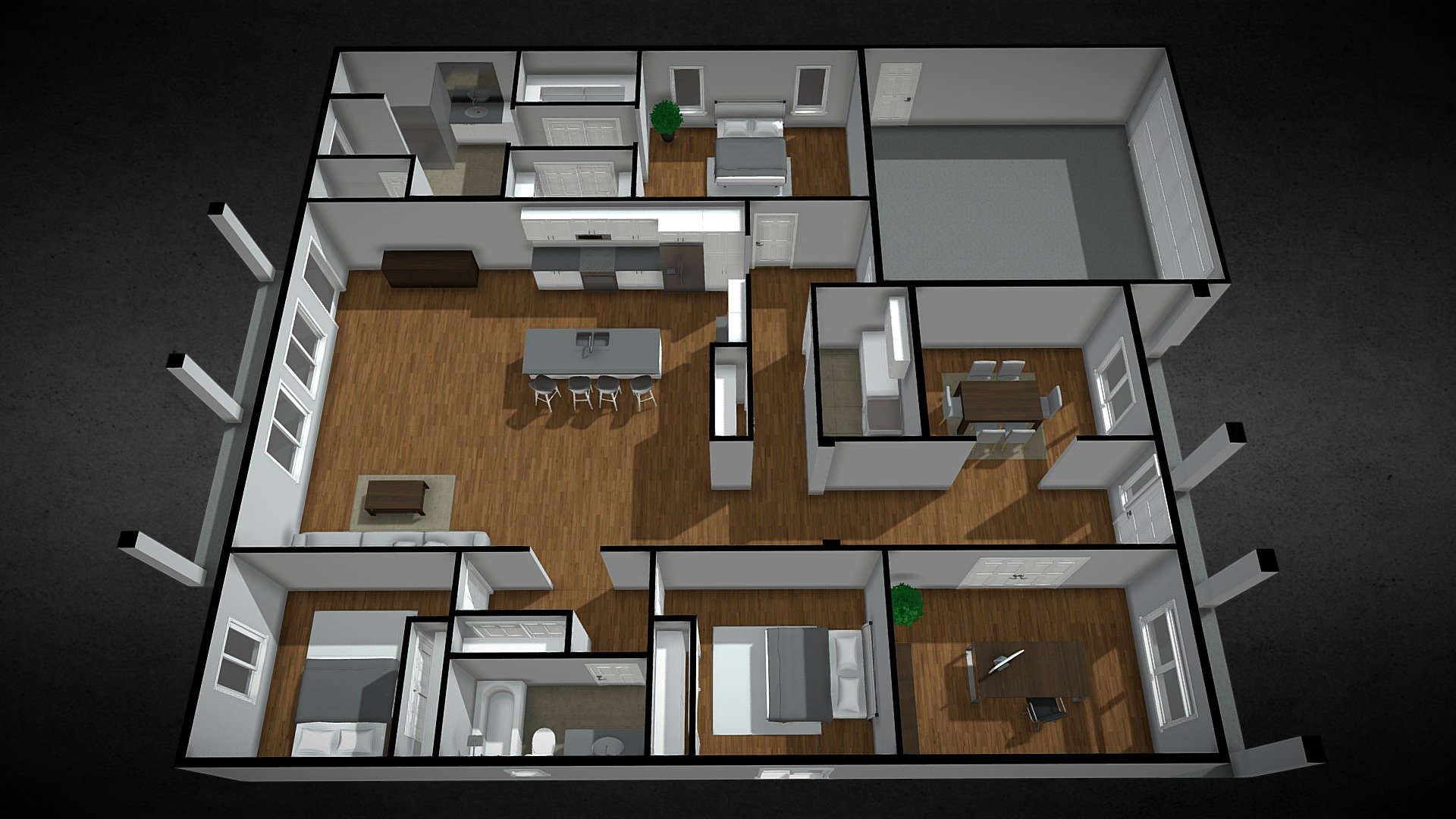 2414_2 - 360 spin 3d floor plan - 3D model by Render3DQuick [b5dd595 ...