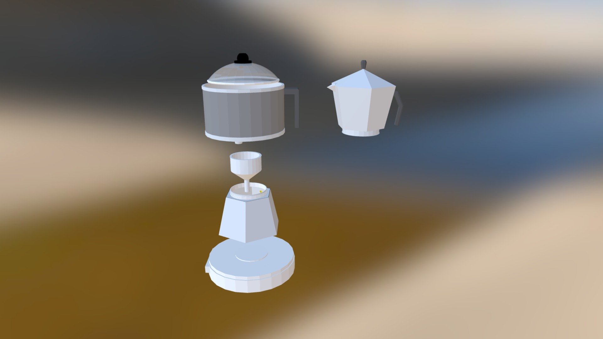 Multi-Purpose Smart Percolator - 3D model by xing [b5ddbcf] - Sketchfab