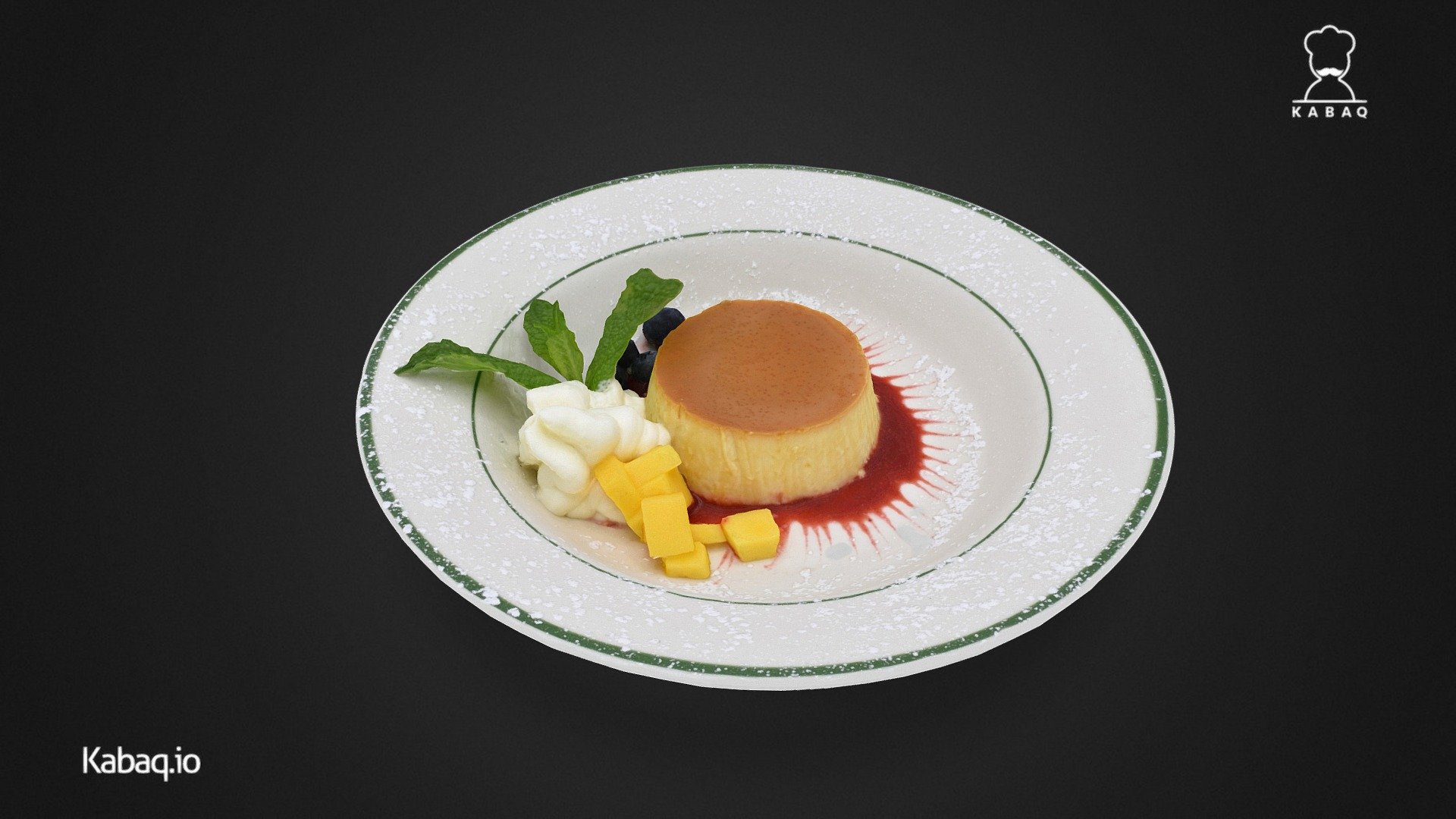 Flan De La Abuela - 3D model by QReal Lifelike 3D (@kabaq) [b5df050 ...