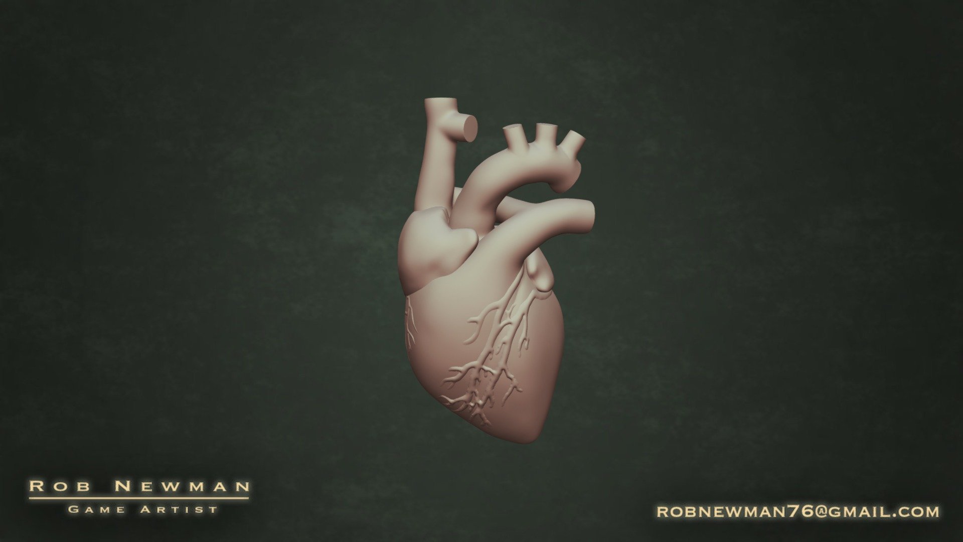 Human Heart Game Prop (High Resolution) - Download Free 3D model by ...