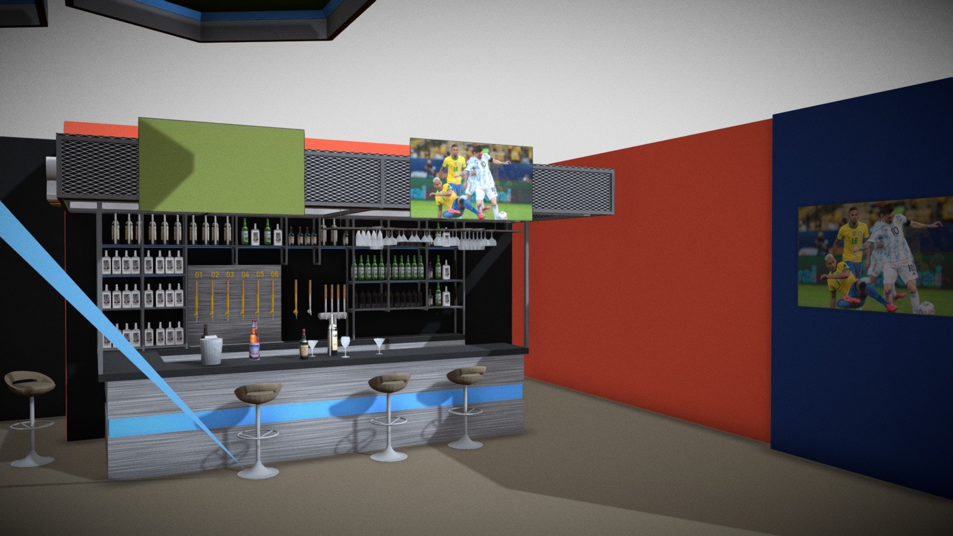 Barra - 3D model by arroyuelofederico [b5e1d8a] - Sketchfab