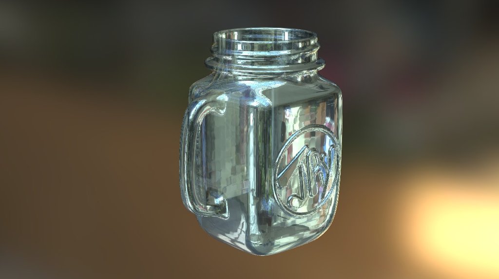 Mason Jar High - 3D model by JayLong (@hiryujay) [b5e3038] - Sketchfab