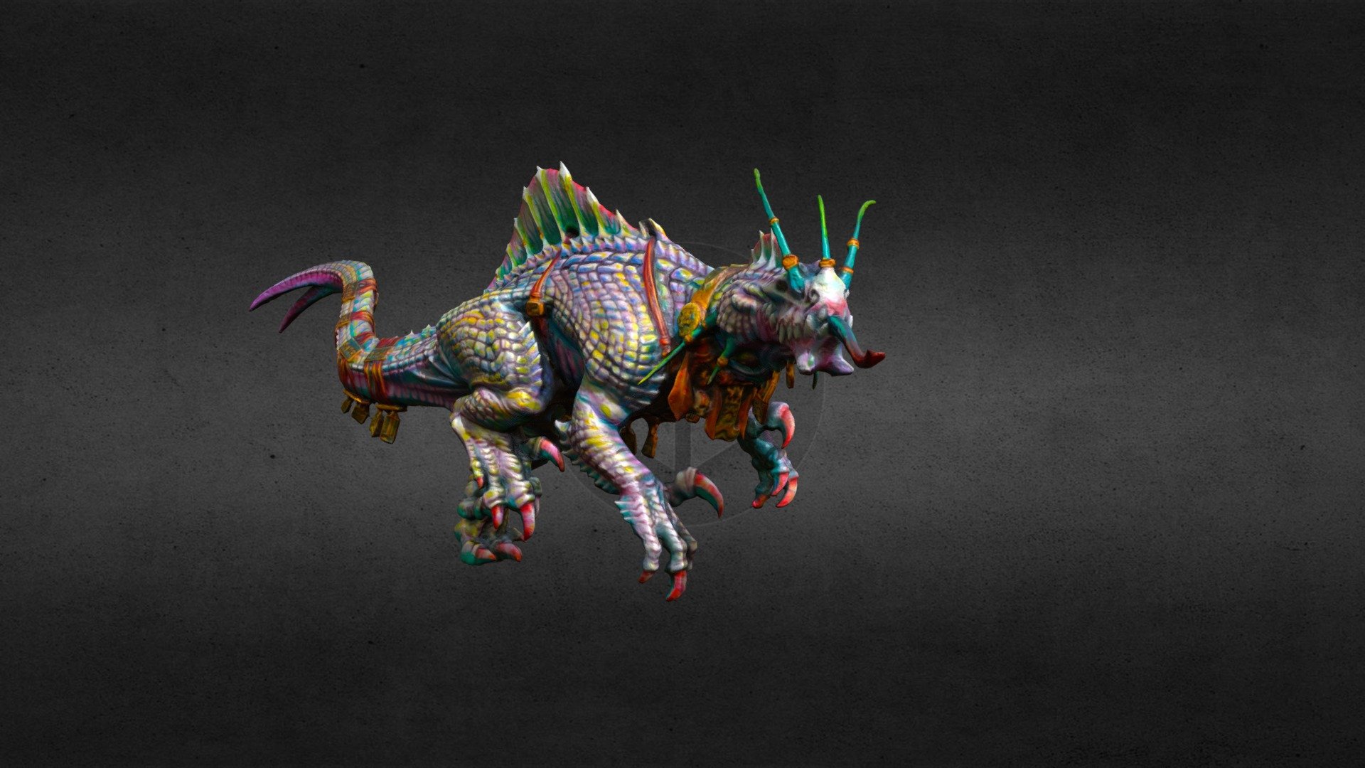 Troglodon - Warhammer - 3D model by OlhaV [b5e32c6] - Sketchfab