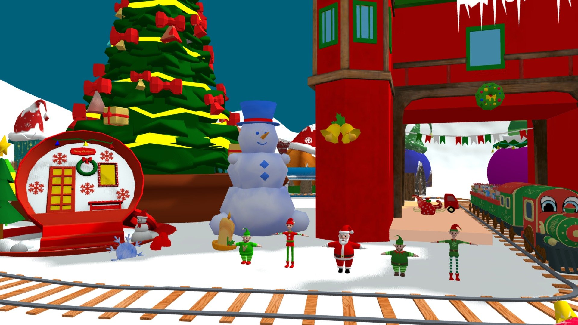 Christmas City Full Pack - Buy Royalty Free 3D model by HayqArt ...