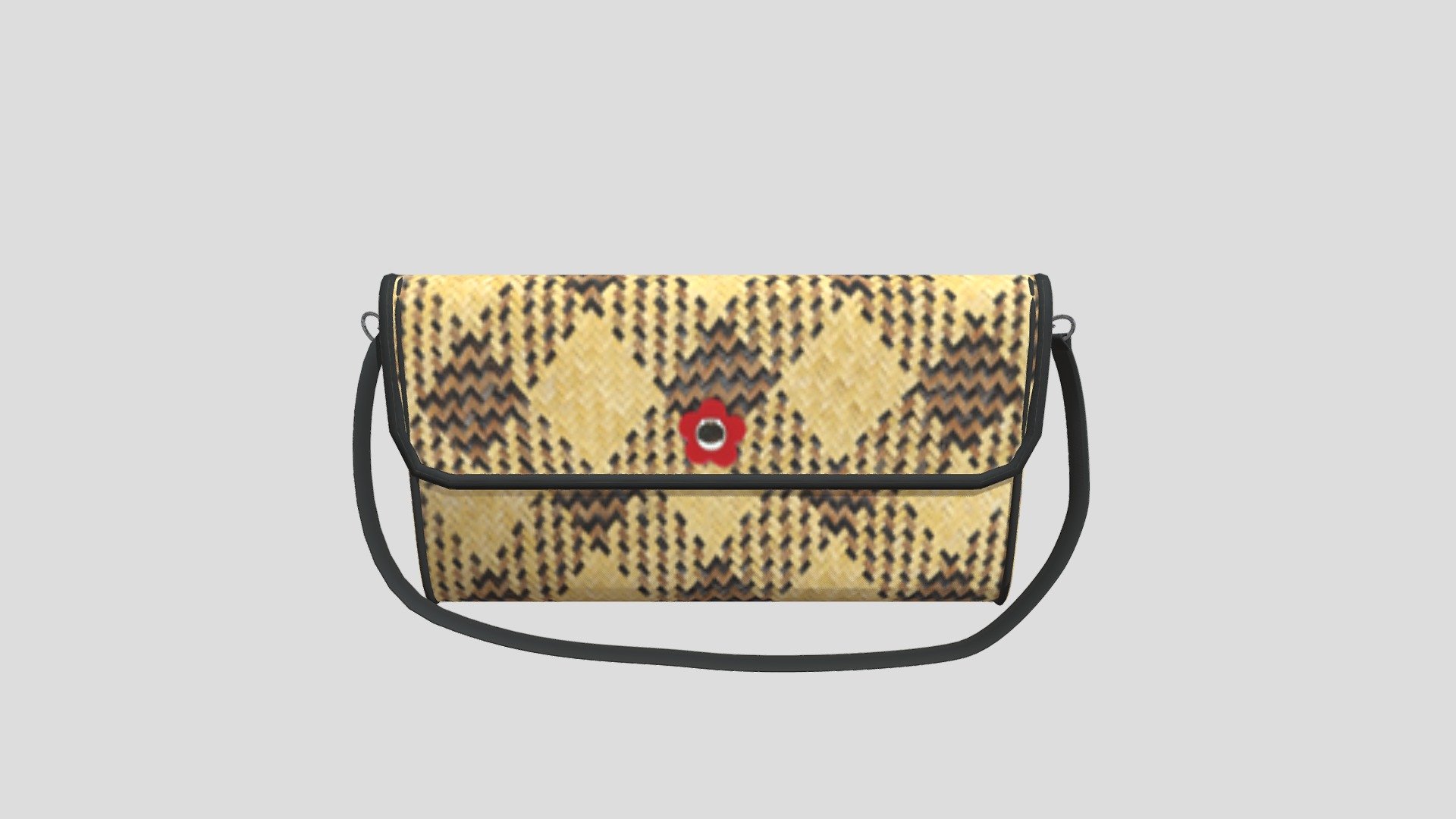 Rattan Weaving Shoulder Bag - Download Free 3D model by eeelabvisual ...