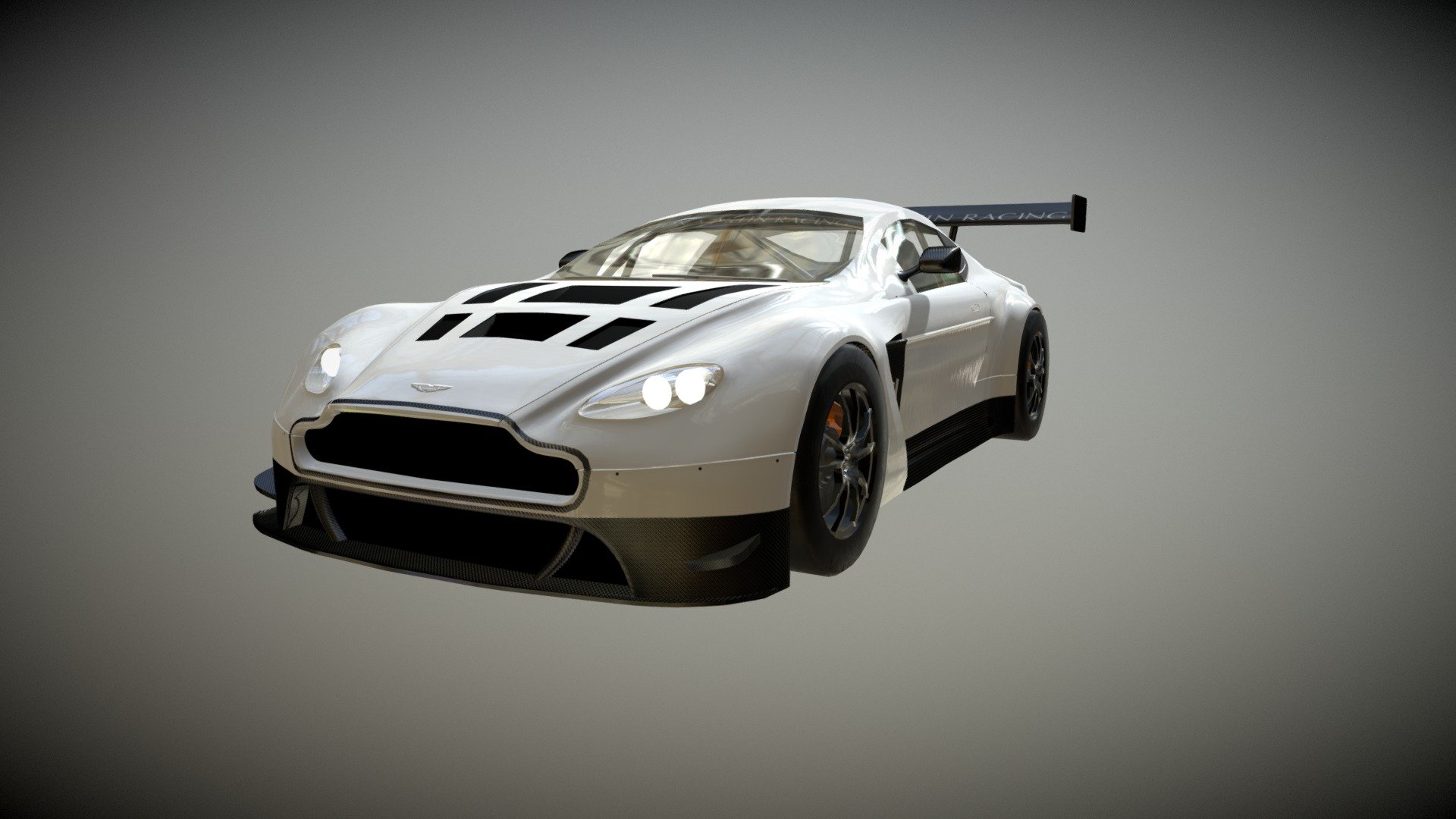 Aston Martin GT3 (Animated) - 3D model by Ryan Duffield (@RyanDuffield ...