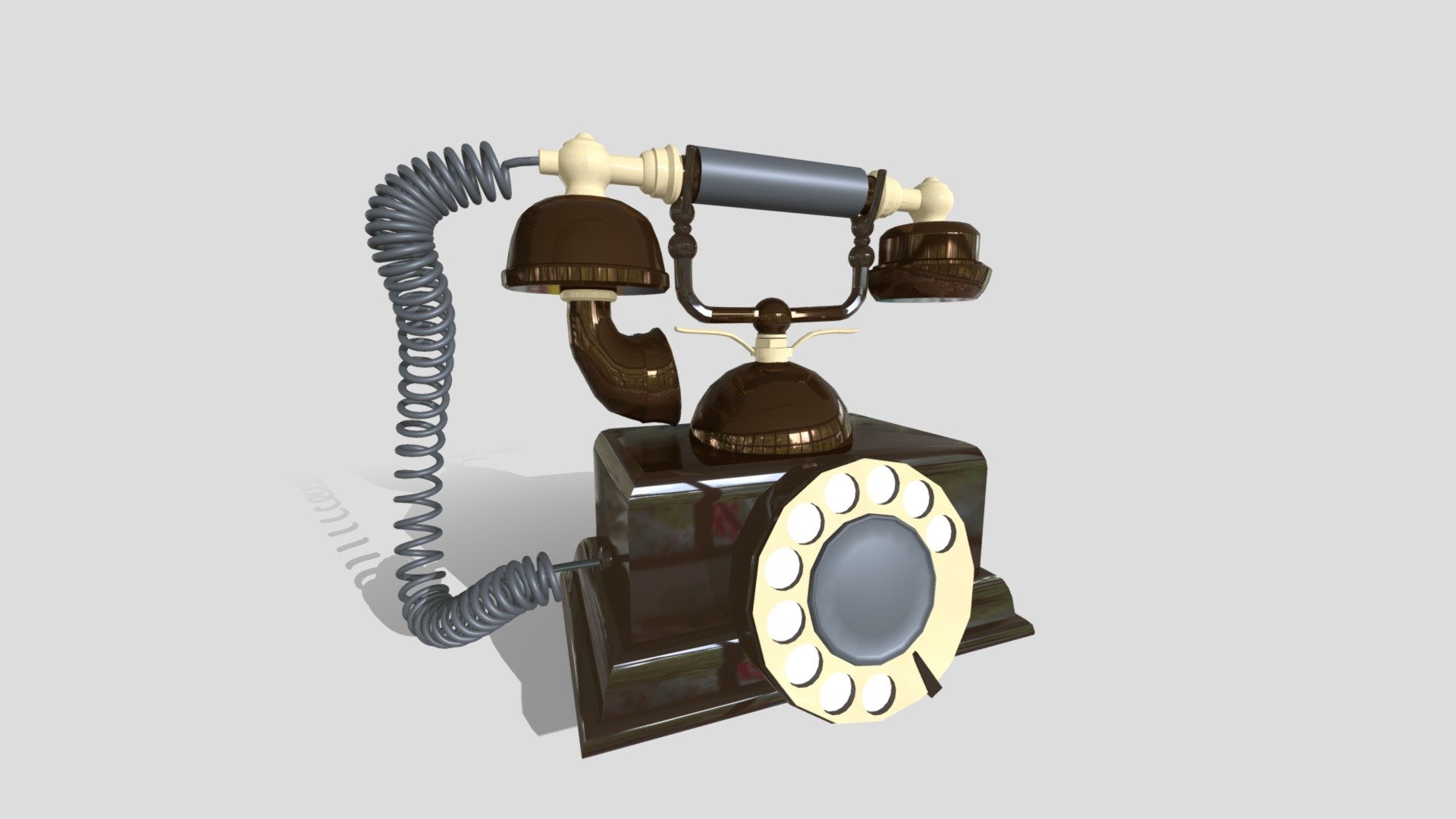 Telefon - Download Free 3D model by Yana (@YanaGrigoreva) [b5e602f ...