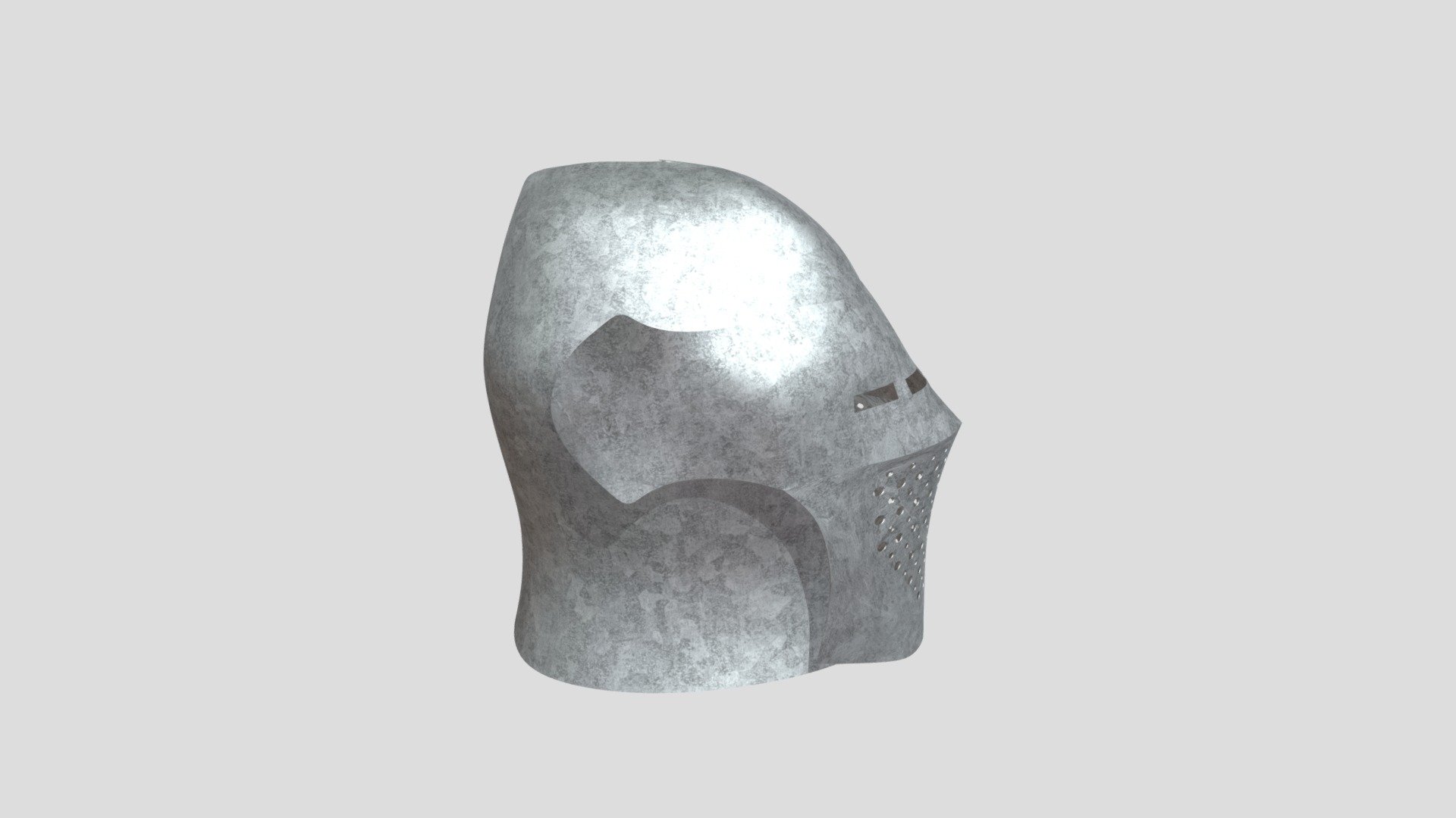 Spoleto Bascinet Helmet - Download Free 3D model by Dux_Basiliscus ...