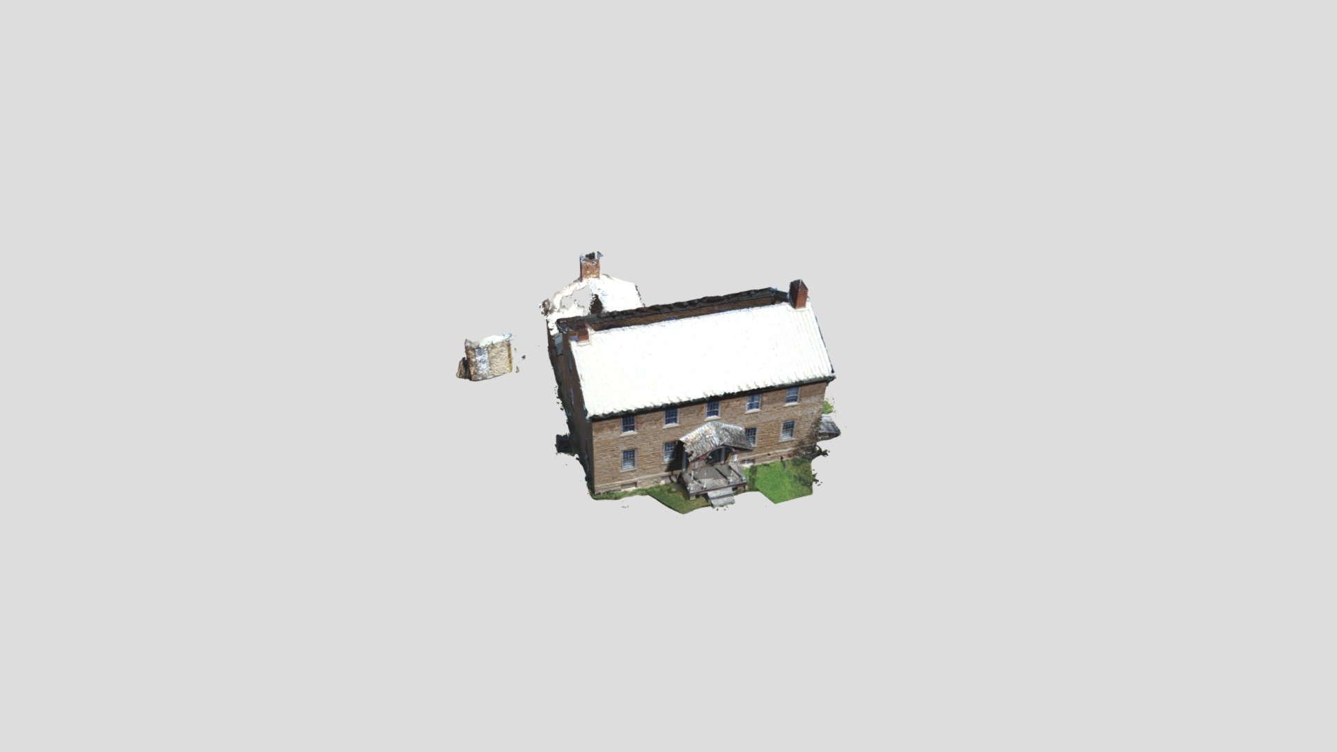 Brown House - 3D model by brockdigitalhistory [b5ea489] - Sketchfab