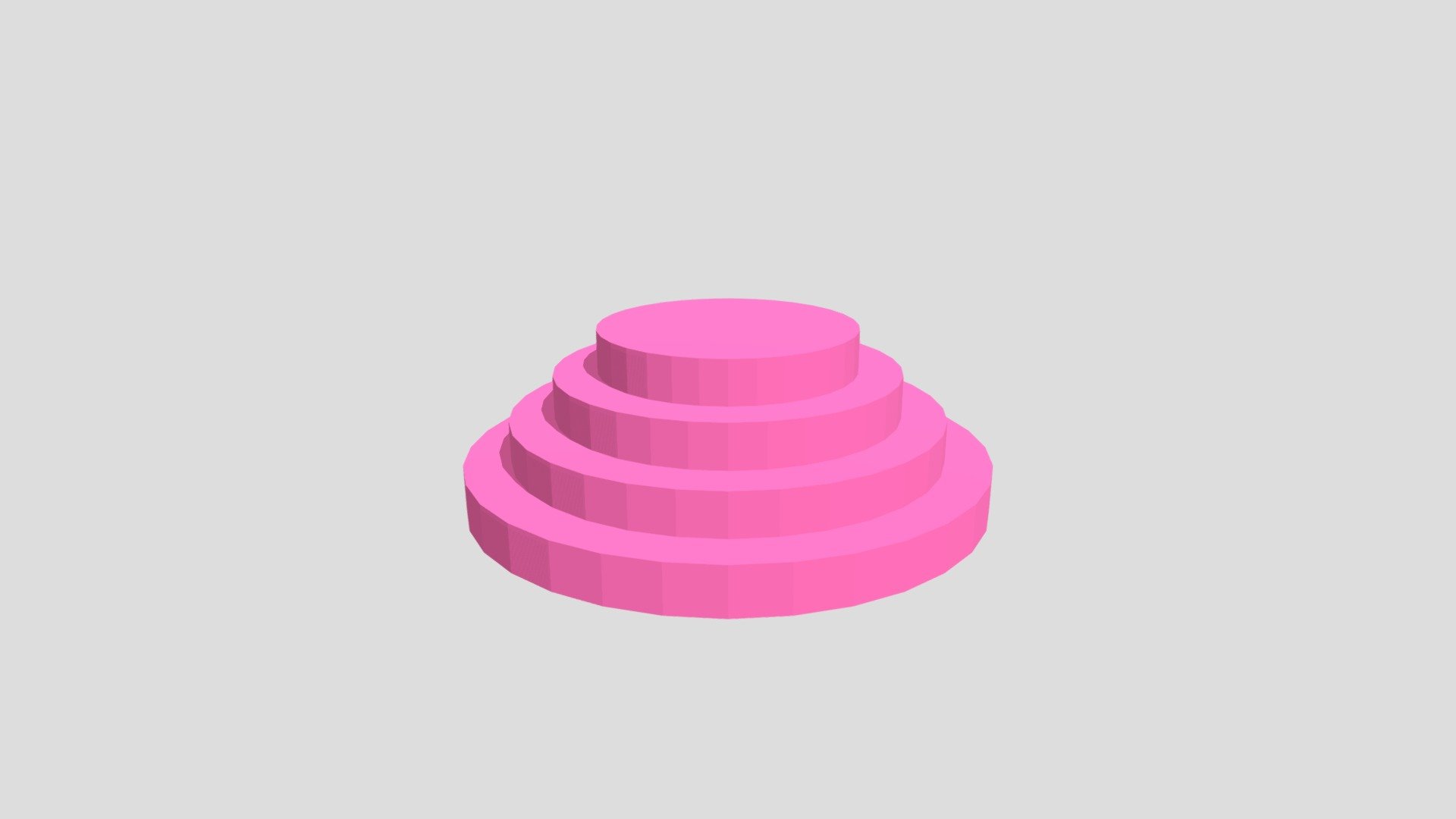 rounded_low_poly_platform_model - Download Free 3D model by tmii ...