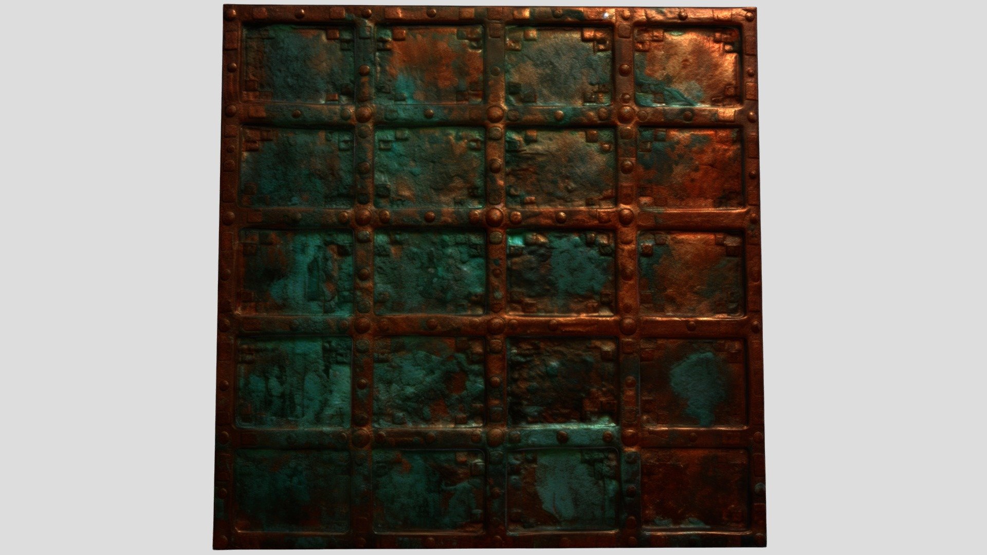 PATINA COPPER WALL PANEL - Download Free 3D model by RadioactiveAG ...