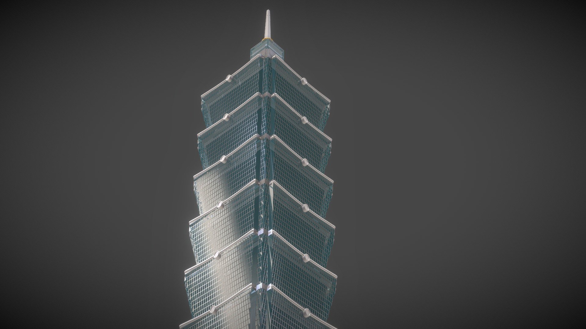 Tapei 101, Taiwan - 3D model by hamg002 [b5ef494] - Sketchfab