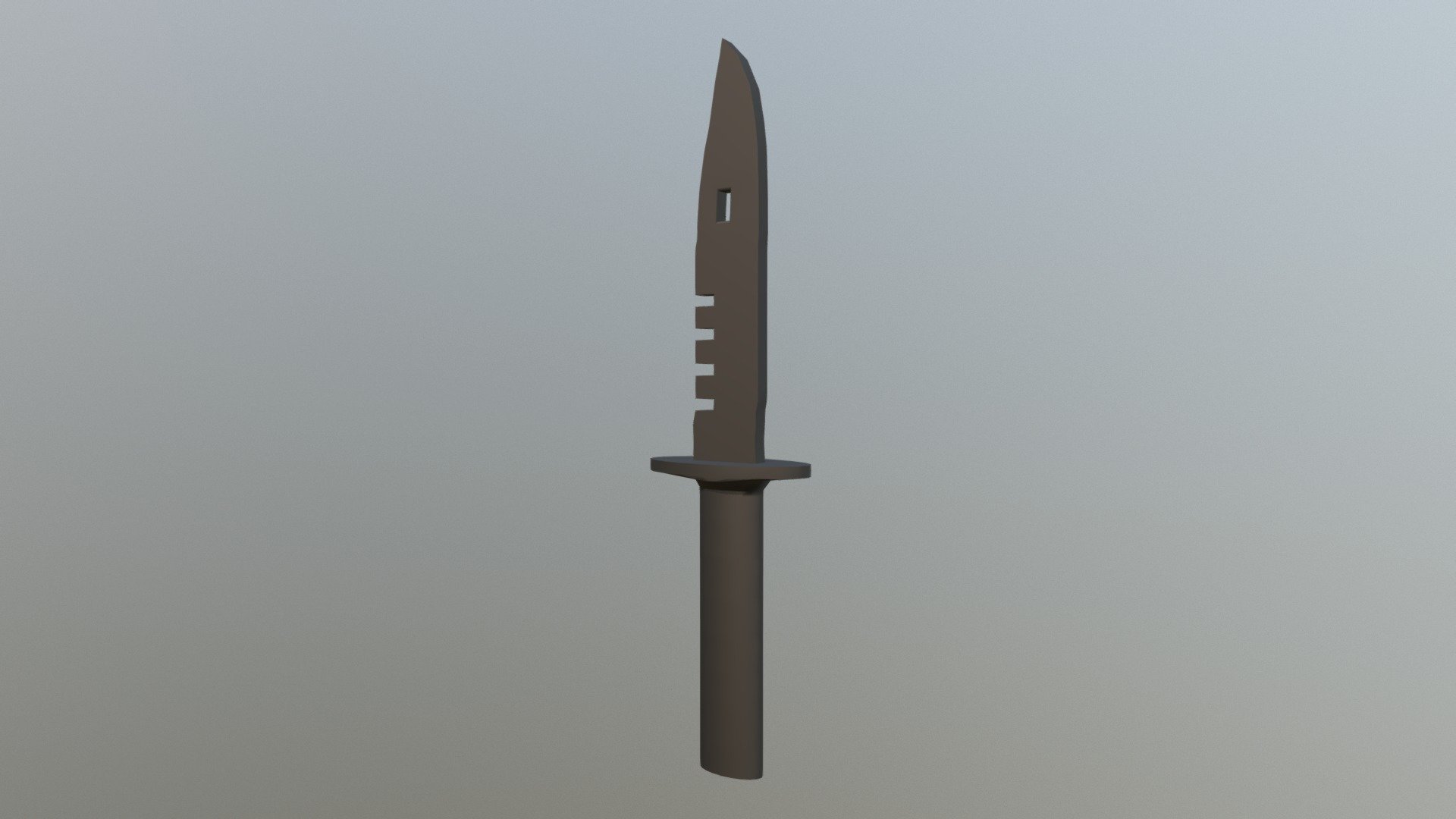 Knife - 3D model by PikaR3kt [b5efd66] - Sketchfab