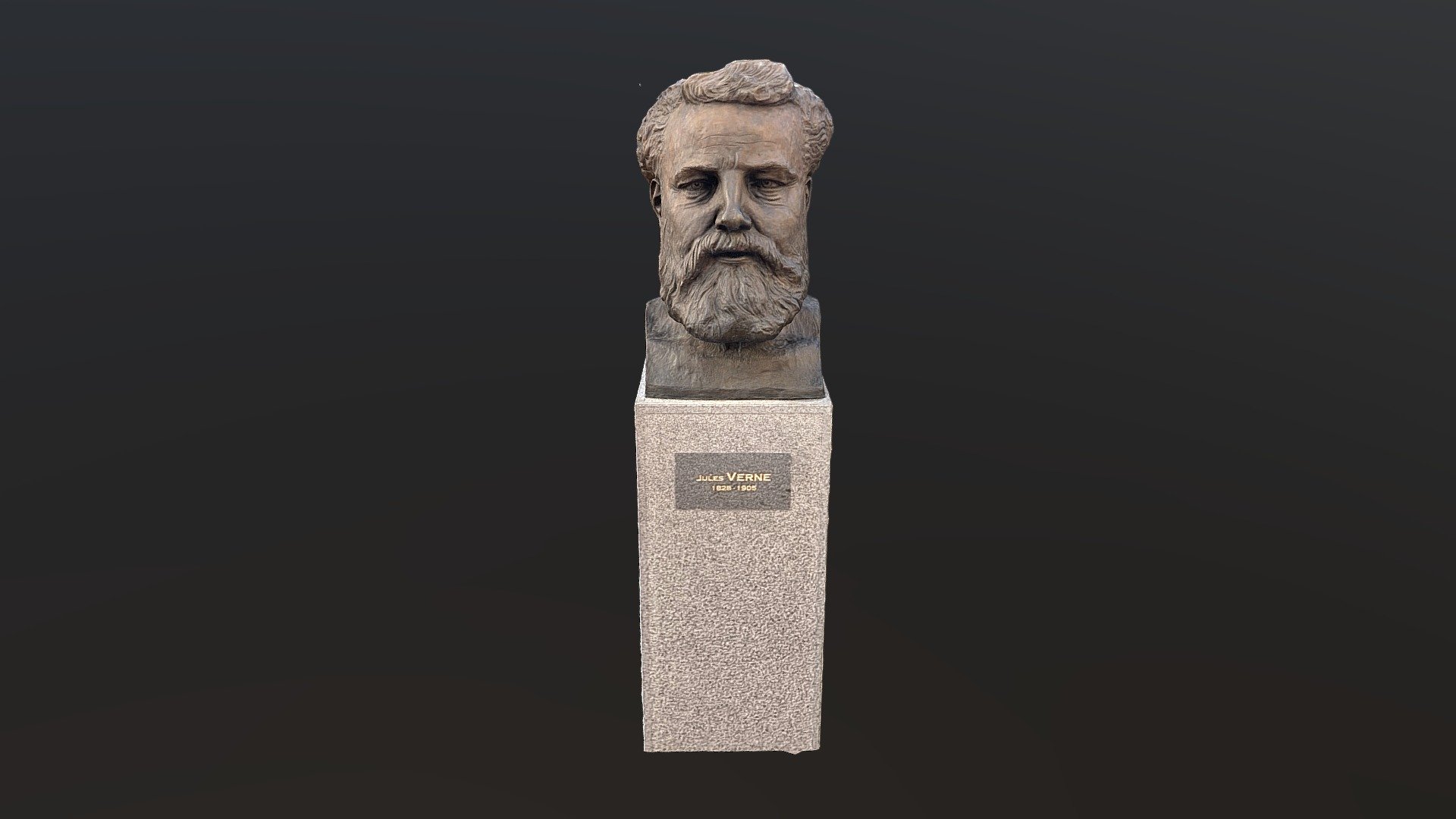Buste de Jules Verne - Amiens - Download Free 3D model by Yanhub ...