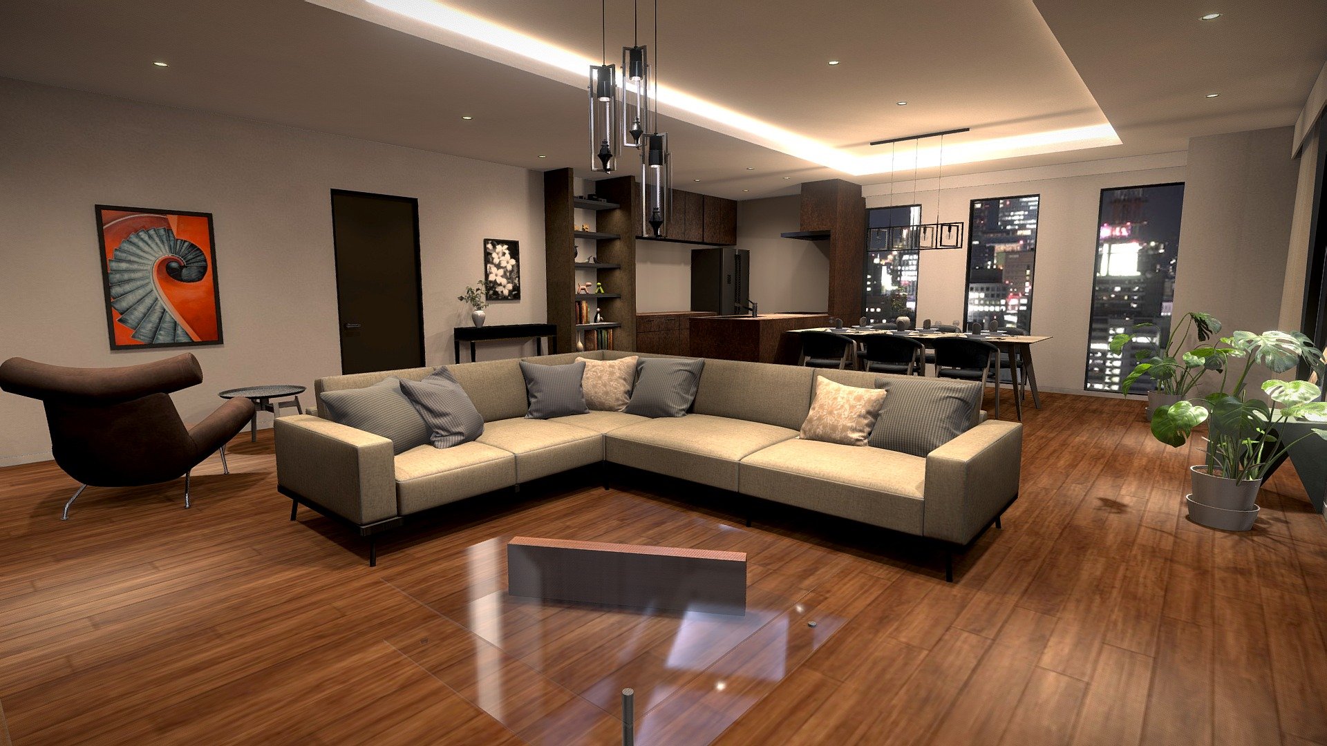 sample_Freseal_Mansion_living - 3D model by 3DMODELJAPAN (@3dmj ...