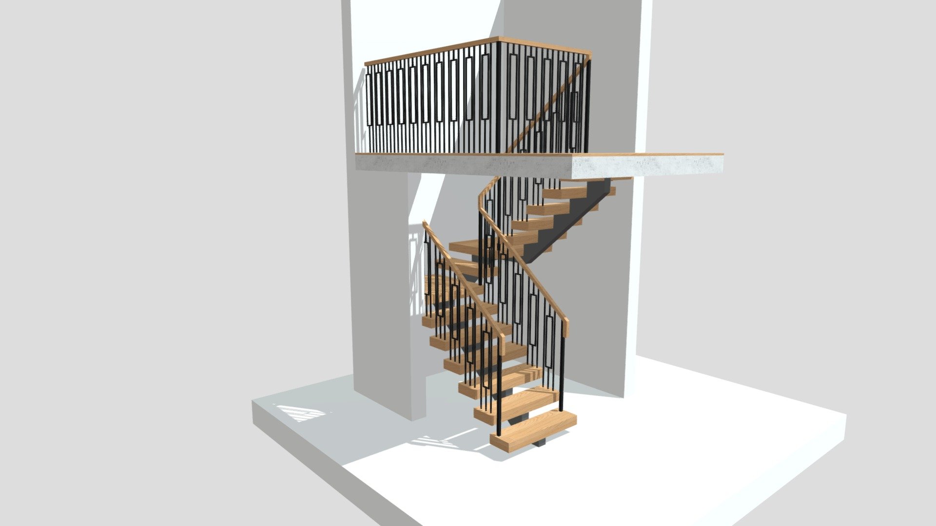 Yukari - Download Free 3D model by Dean - Flair Stairs ...