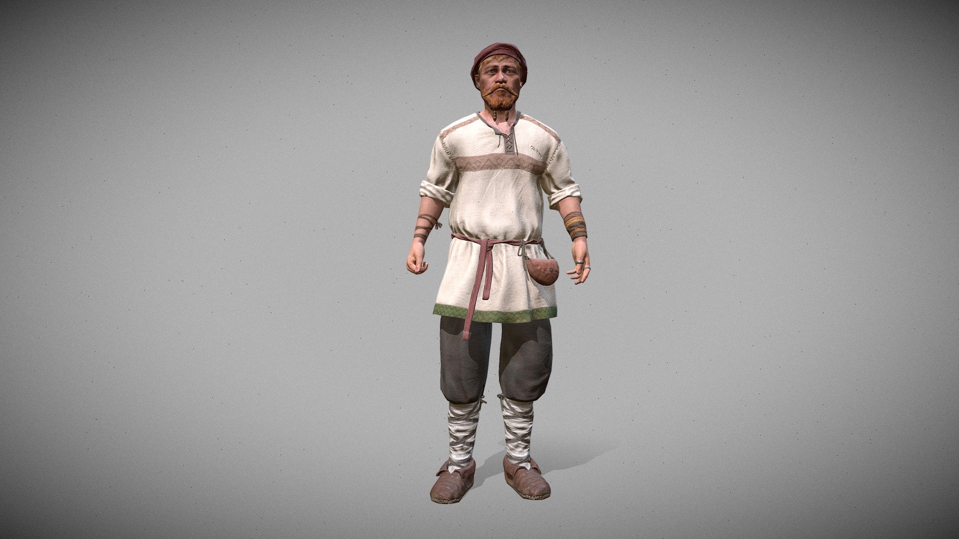 The peasant or farmer - Buy Royalty Free 3D model by Tink (@tinkov ...