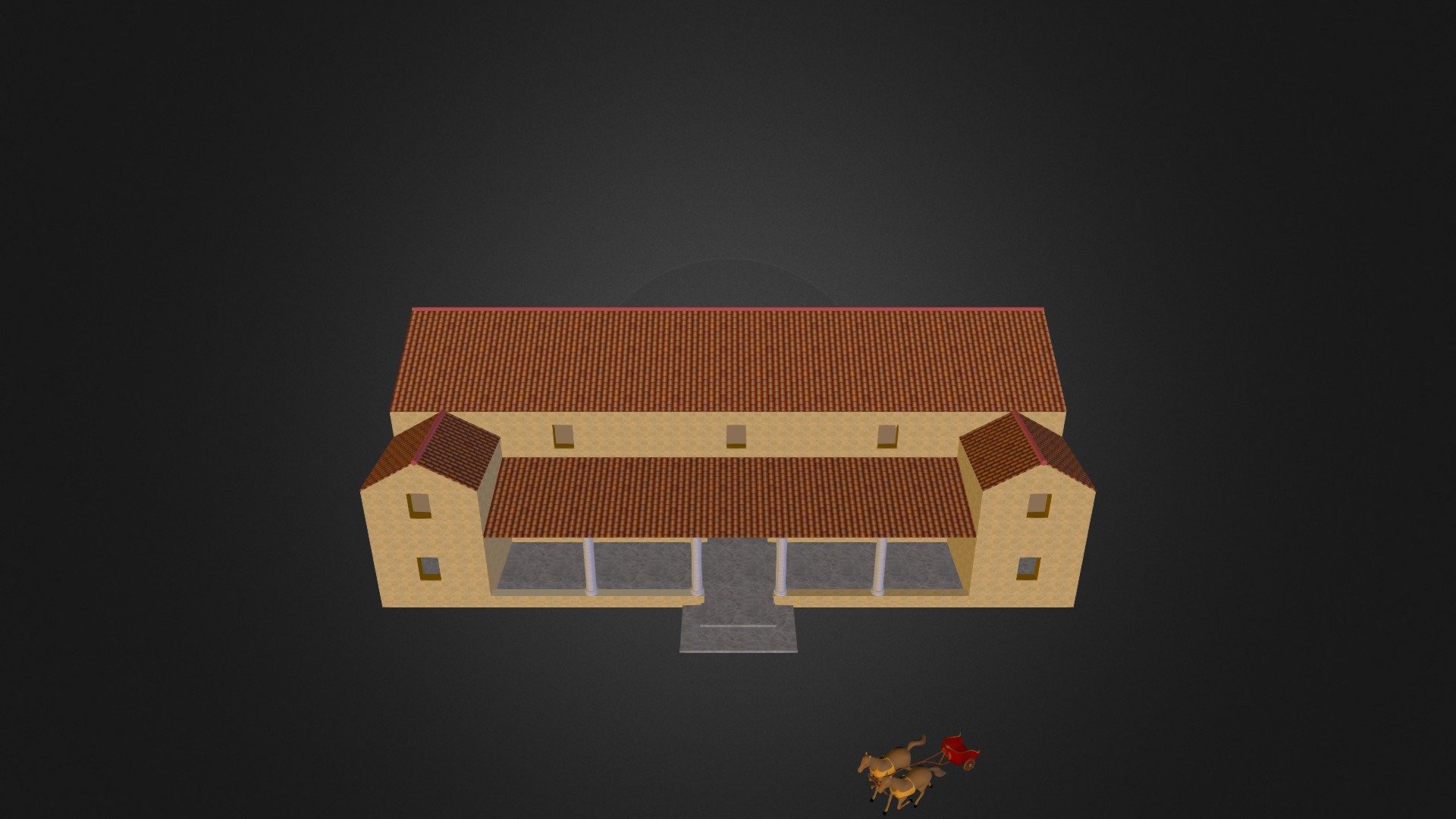 Villa Vitry - 3D model by spronier [b5f6021] - Sketchfab