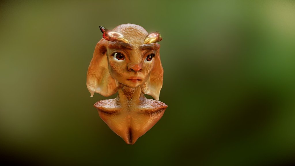 Alien Creature - 3D model by Kirsty (@kigarland) [b5f62e4] - Sketchfab