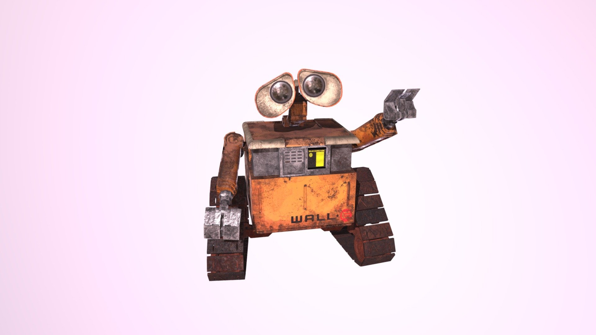 Wall-E - 3D model by Rakero [b5f830a] - Sketchfab