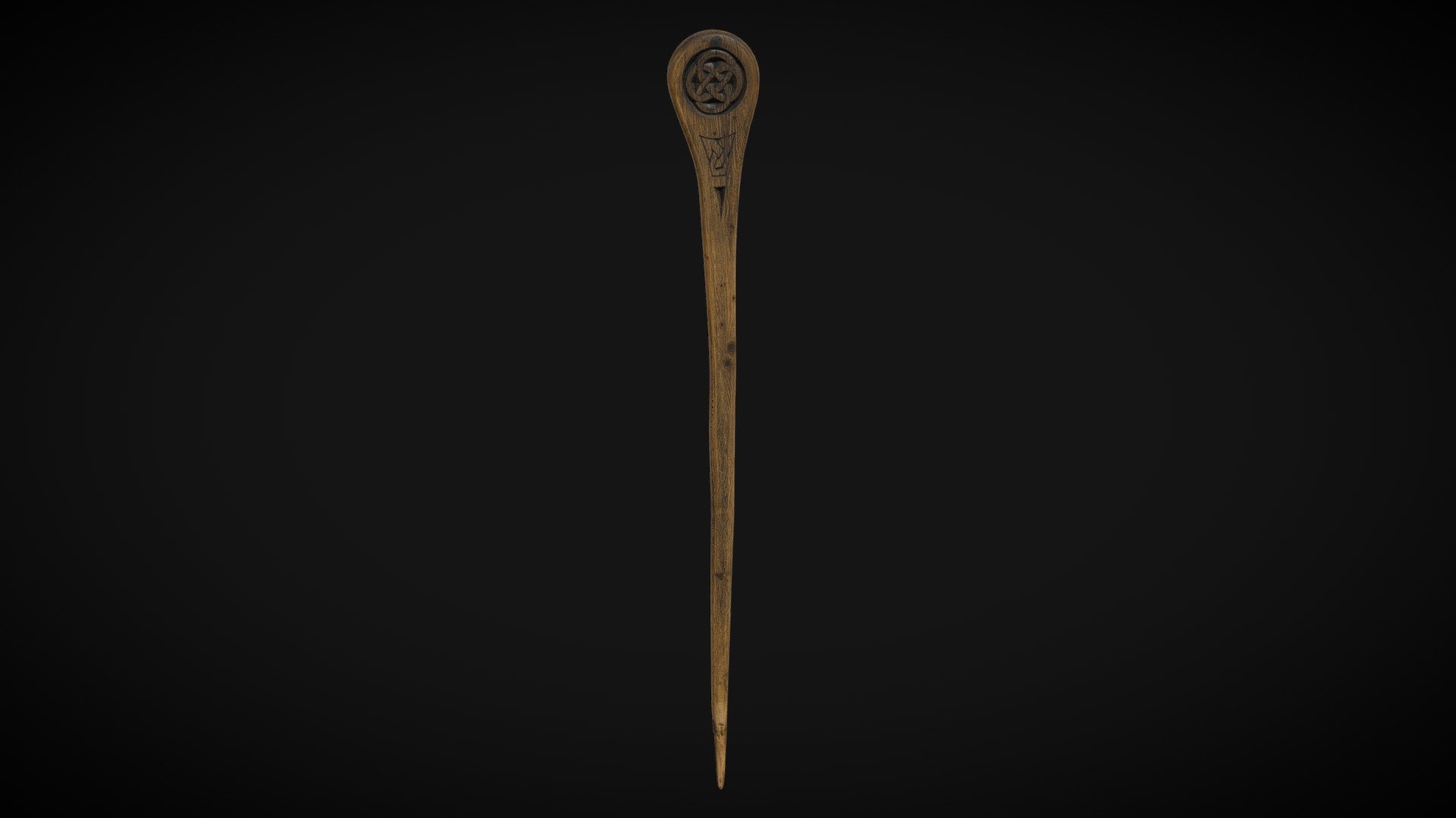 Celtic Warding Staff Post - Buy Royalty Free 3D model by Joe Kachnic ...