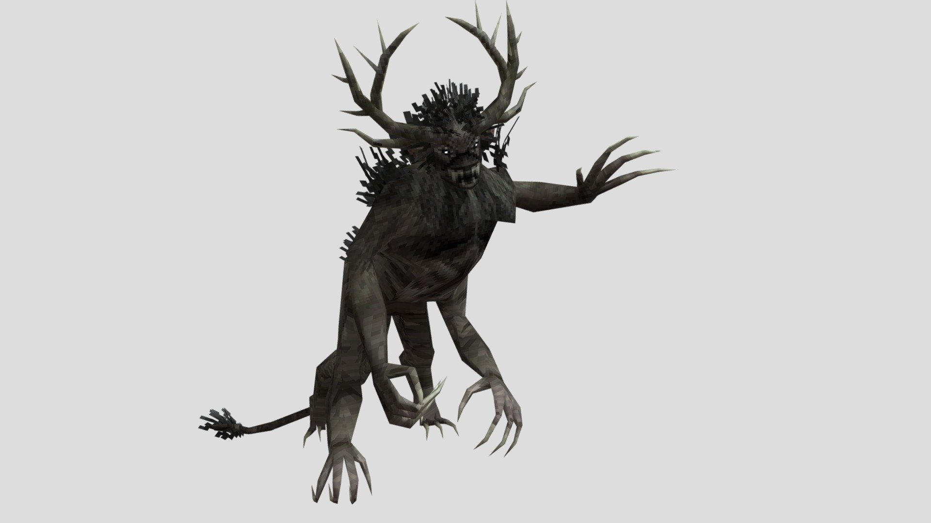 Bukavac - Ancient Slavic Demon | PSX / Stylized - 3D model by SROrel ...