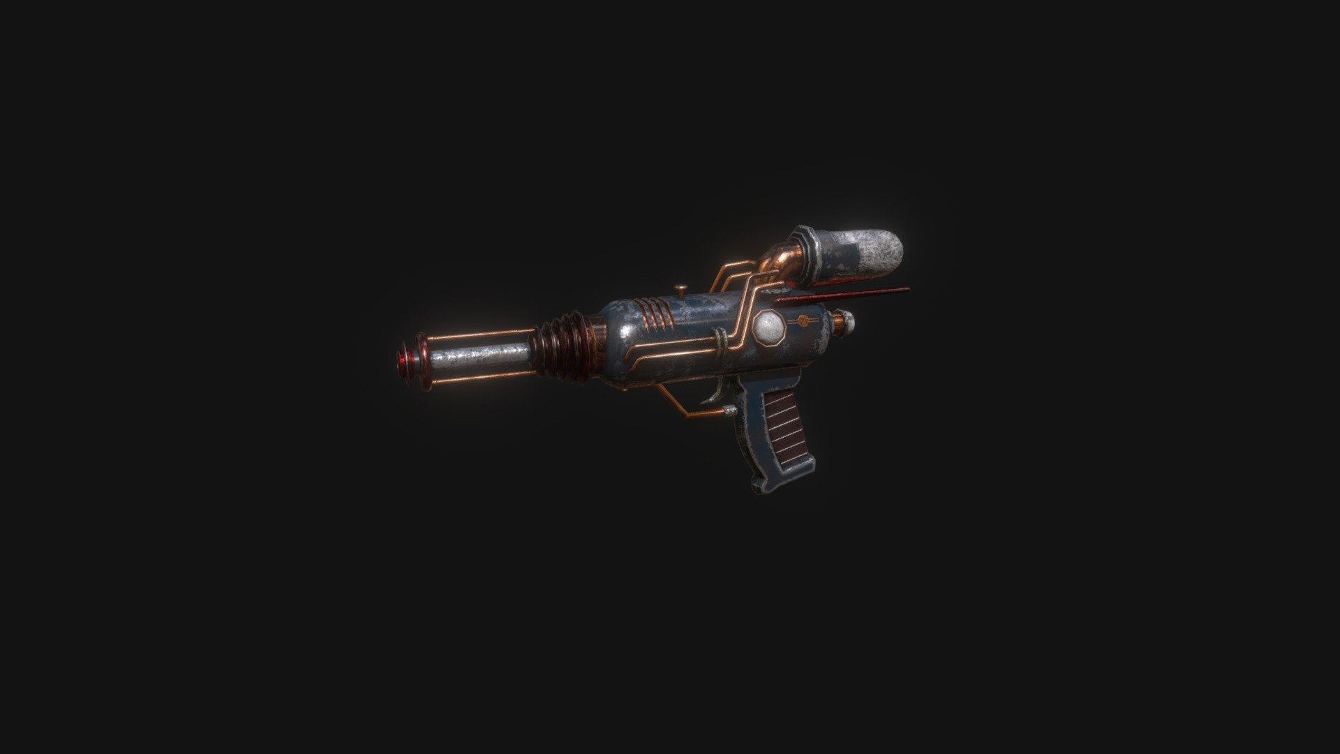 Ray Gun V.5 - 3D model by Xavier Toomer (@xtoomer) [b5f92bd] - Sketchfab