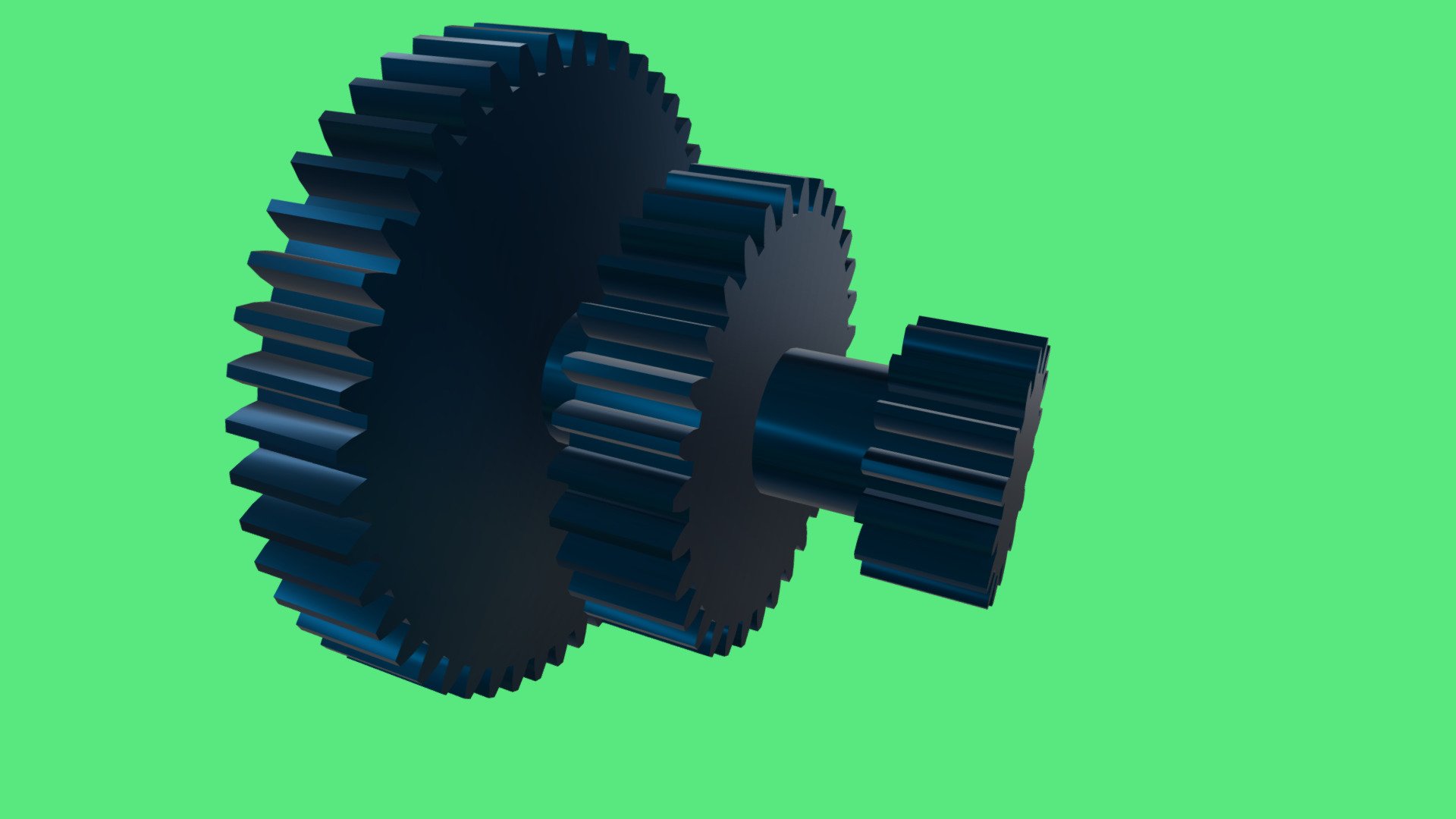 3 gears on shaft - Download Free 3D model by fasteng [b5fa013] - Sketchfab