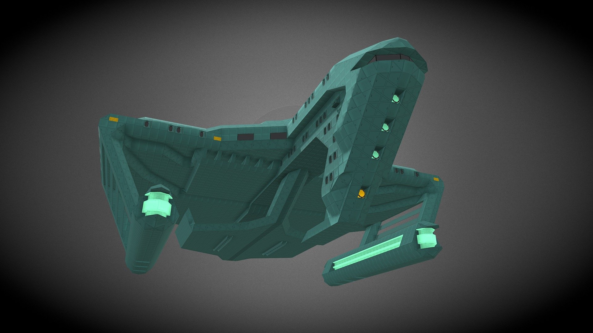 Romulan Vokar Warbird [Star Trek] ZEO - Download Free 3D model by ZEO ...