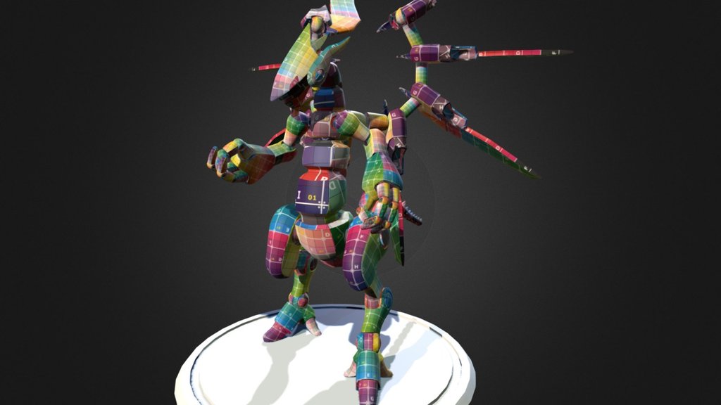 Drago Mech UV Mapped - 3D model by Arcadeous Phoenix (@arcs3d) [b5fbbbd ...