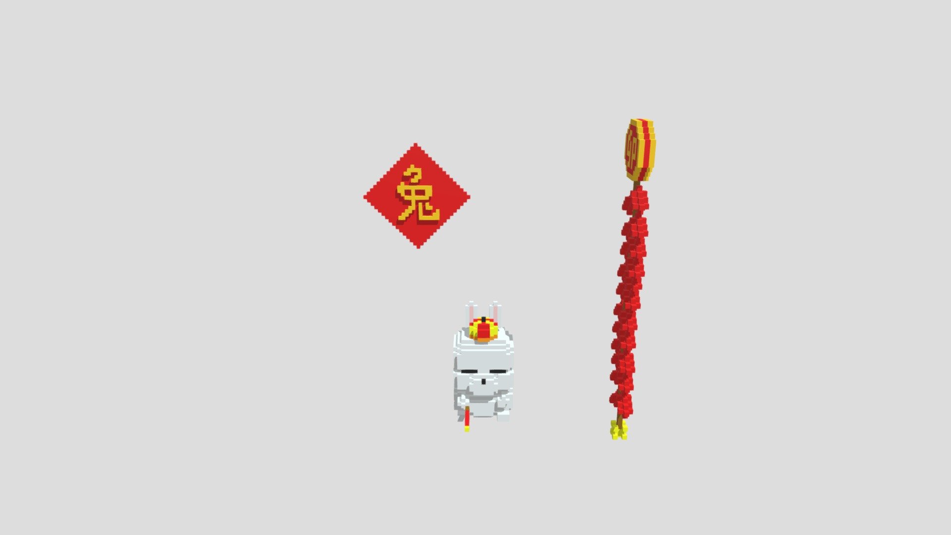 MashiMaro-NewYear - 3D model by colombo0718 [b5fcb75] - Sketchfab