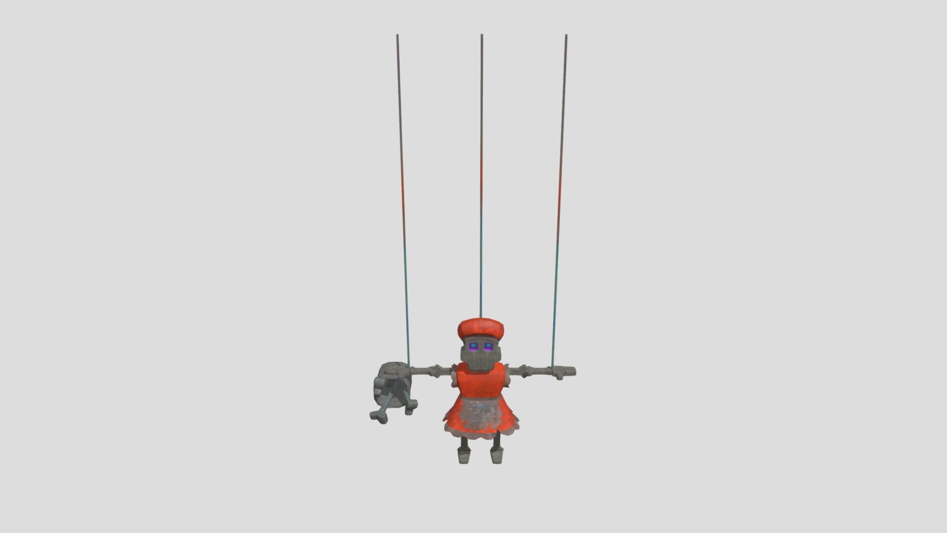 Rec room Miniboss Skeleton Maid metal - Download Free 3D model by Romeo ...