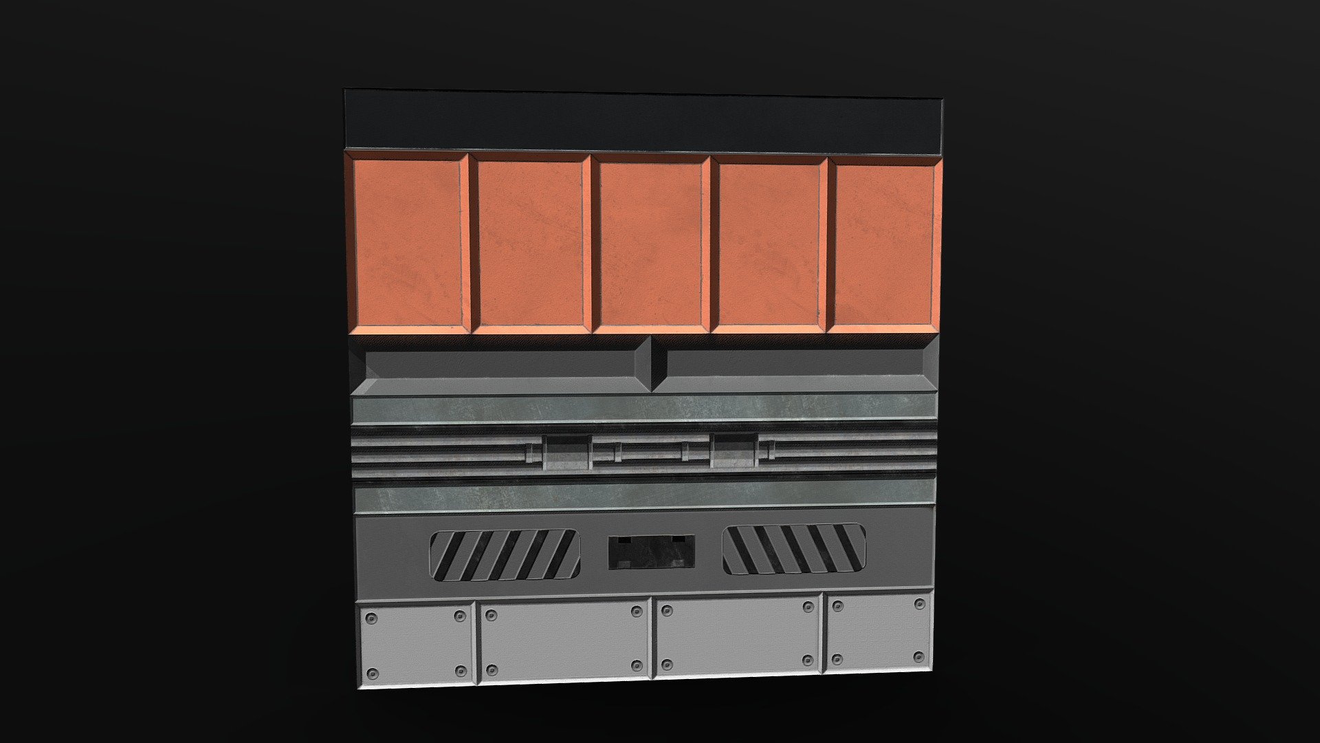 Modular Wall - Download Free 3D model by Nathan (@nathanscrap) [b5fdd55 ...