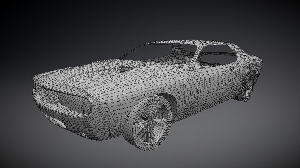 Dodge Challenger - 3D model by slater96 [b6013c6] - Sketchfab