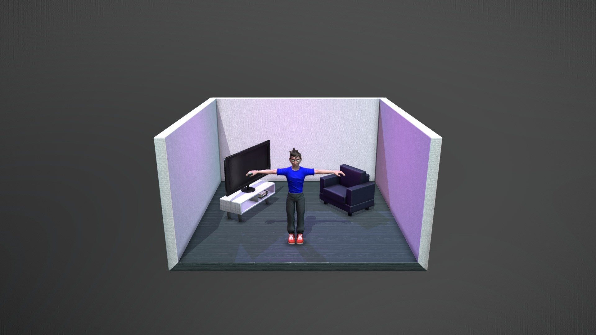 Room Gamer - 3D model by JanoVision [b602890] - Sketchfab