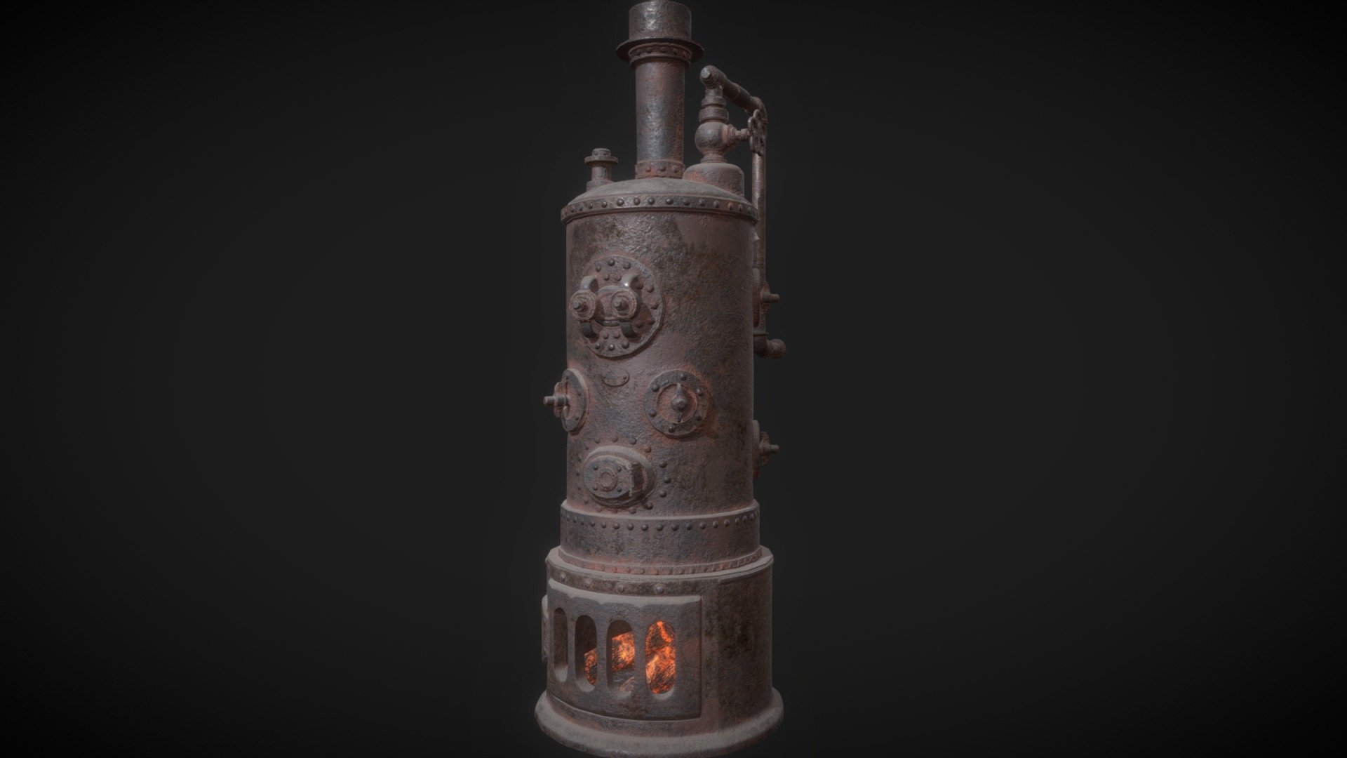 Old Boiler Rusted - Buy Royalty Free 3D model by ronindelmoral [b6031ae ...