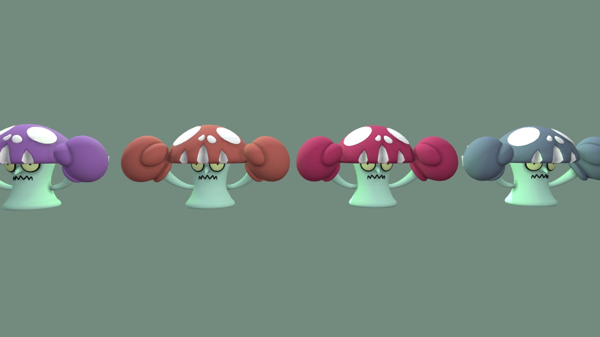 fungi fighter - 3D model by Ulrik_Selvik (@Nemi66) [b603701] - Sketchfab