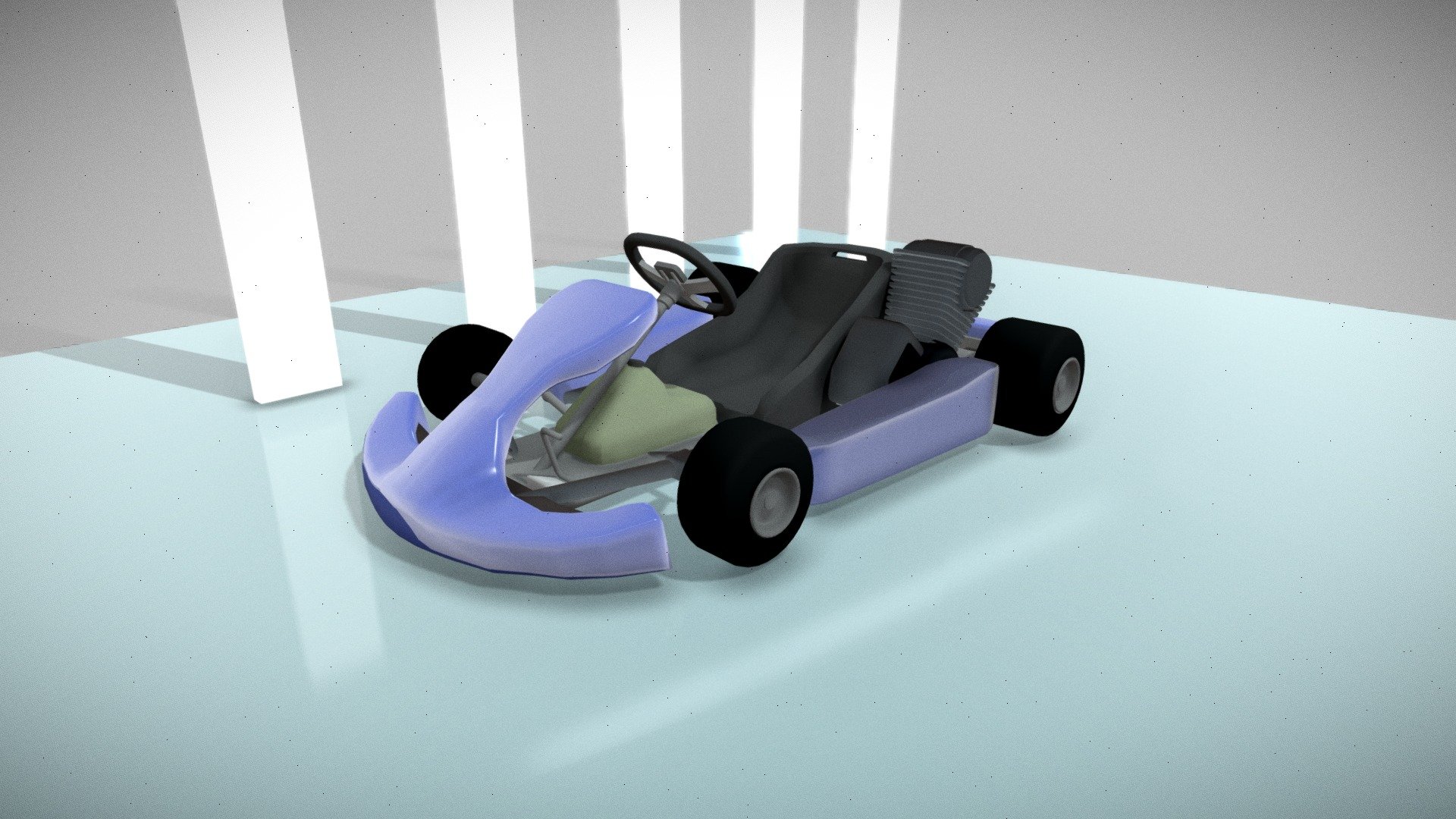 Gokart - Download Free 3D model by AwEsZ [b60878a] - Sketchfab