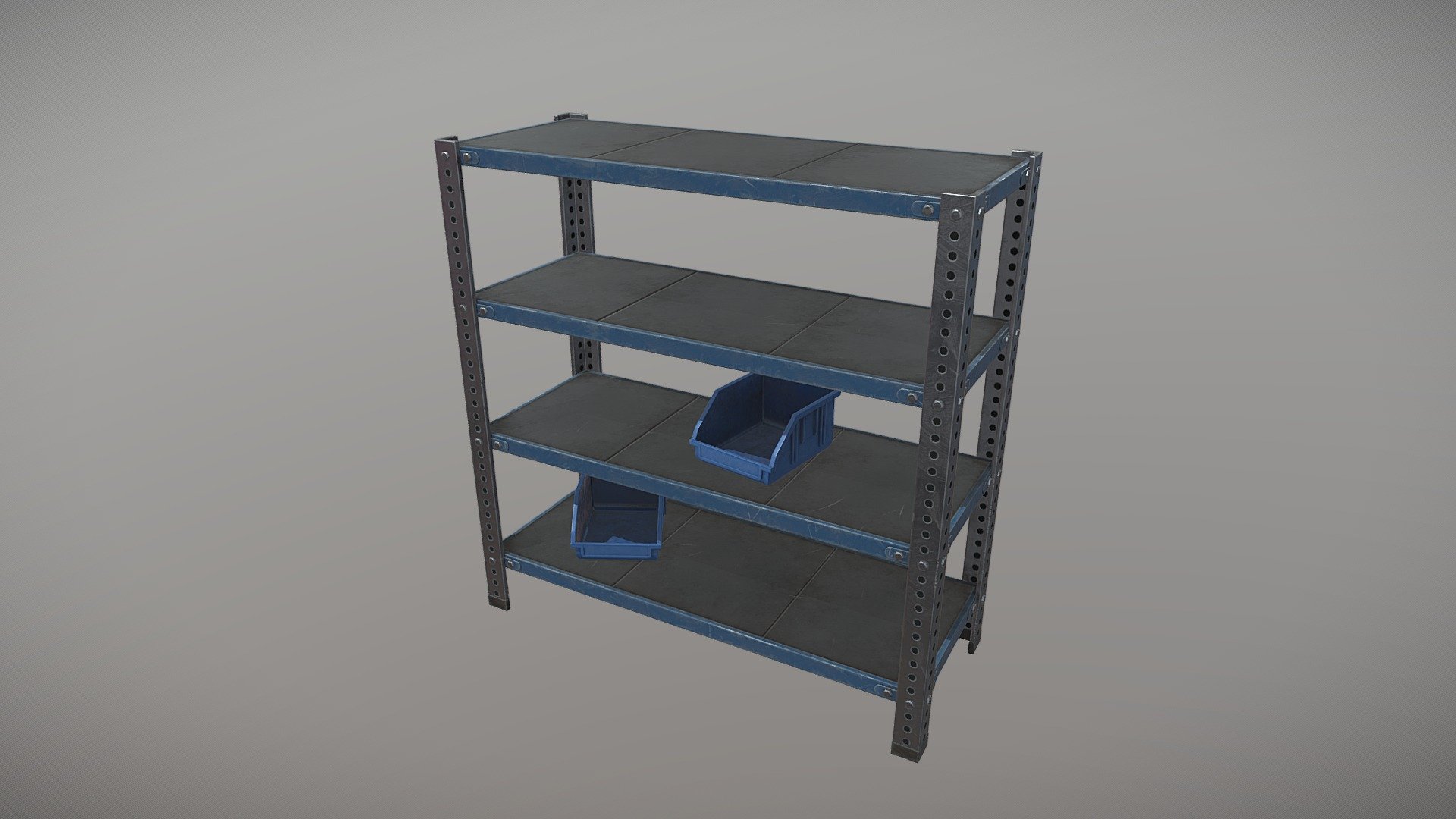 Repair Shop Metal Shelf - Buy Royalty Free 3D model by Ringtail Studios ...