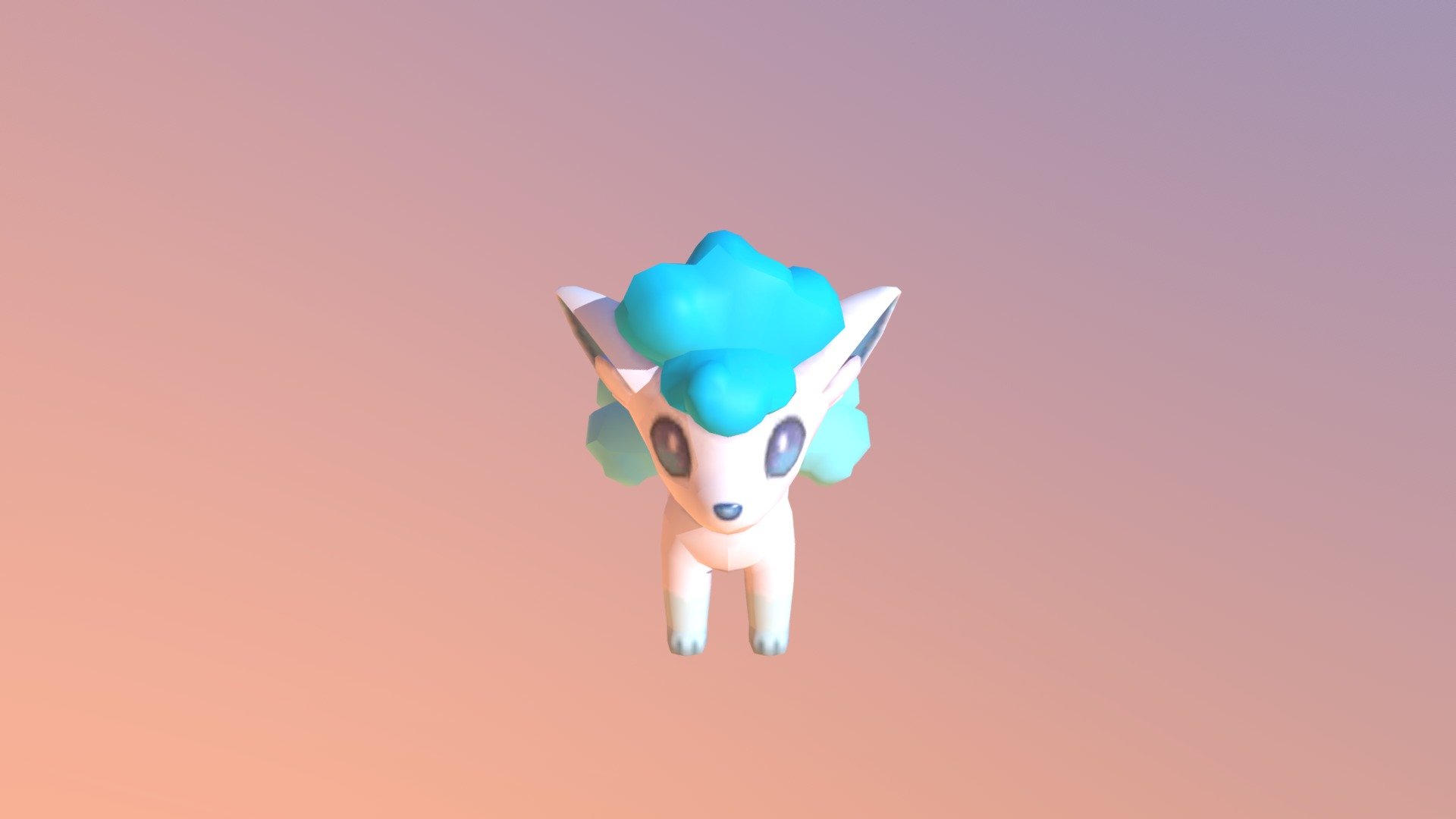 3DS - Pokemon Ultra Sun Ultra Moon - 037 Vulpix - 3D model by DoraNobi ...