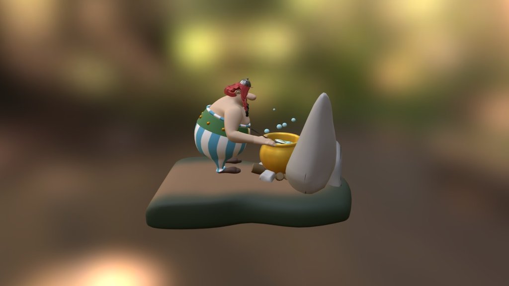 Obelix - 3D model by Judith Batlle Farrés (@Judithbatlle) [b60c322 ...
