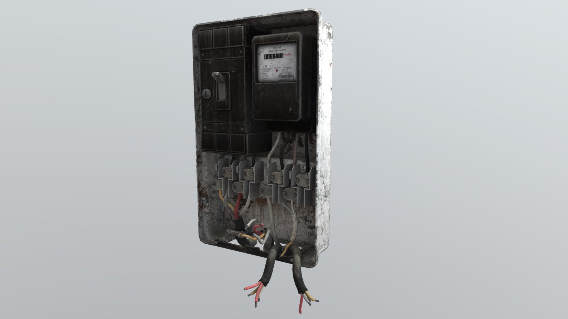 Low Poly 3D Electricity Box 01 - Buy Royalty Free 3D model by ...
