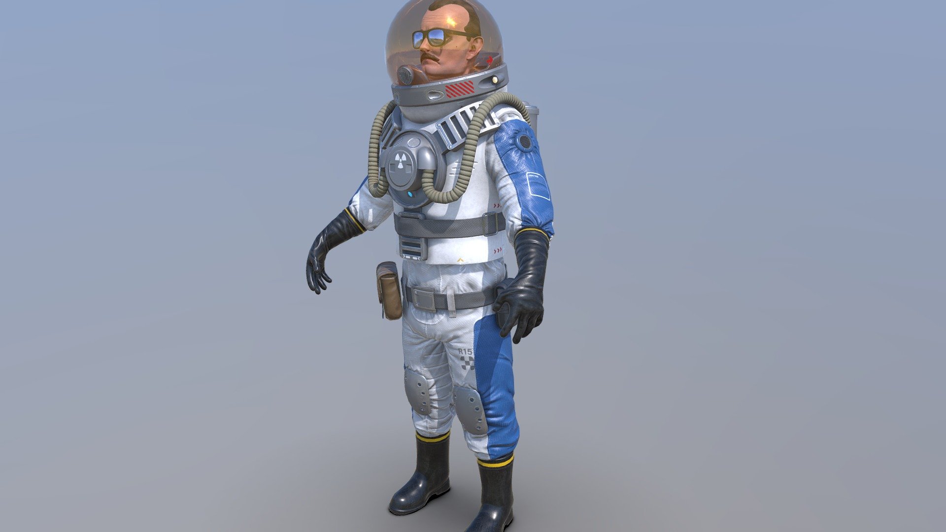 Sci-fi engineer - 3D model by Alex (@i.aleksey.yakovlev) [b60cd39 ...