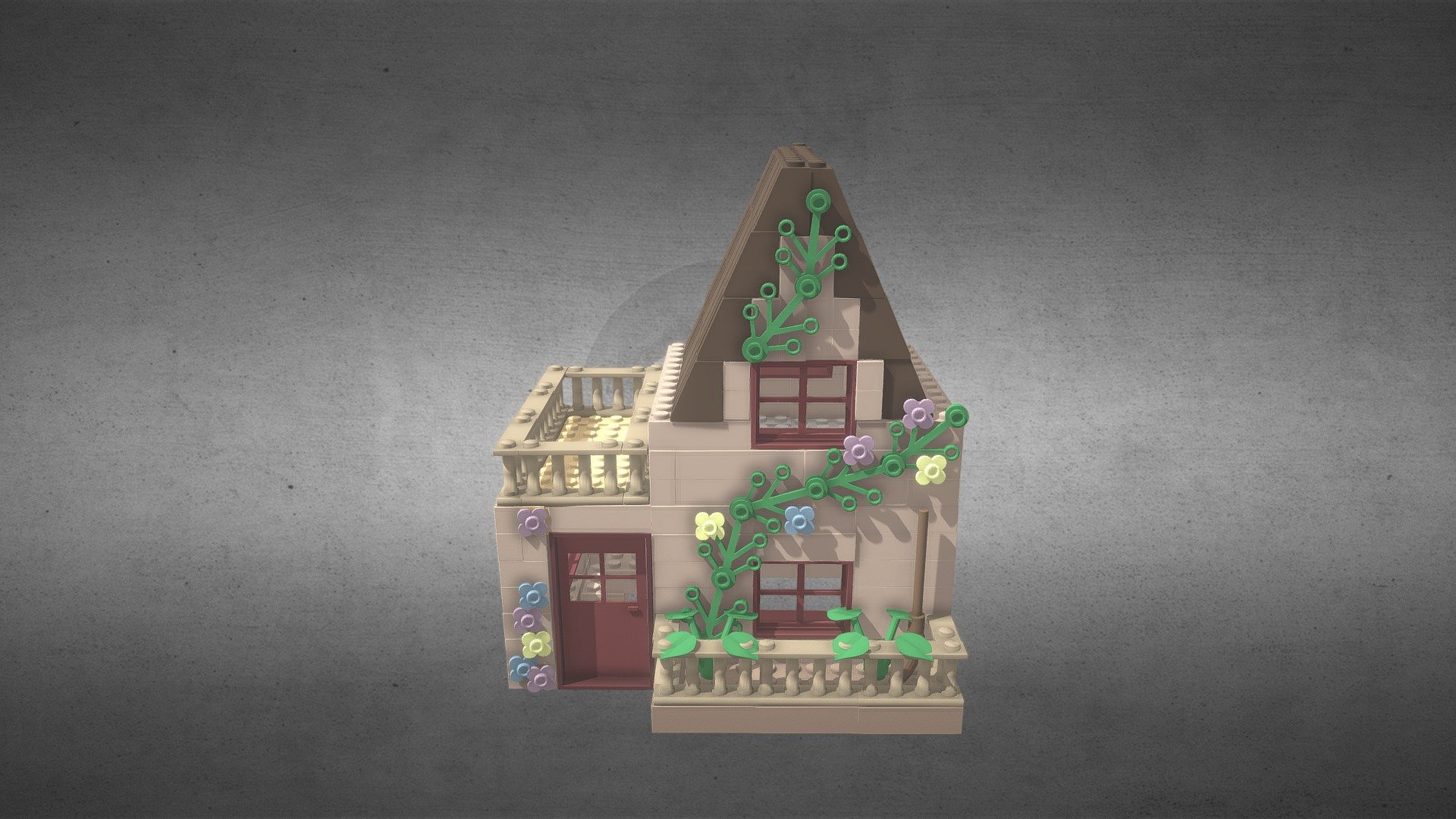 Lego house - 3D model by InterestingBeetle [b60d427] - Sketchfab