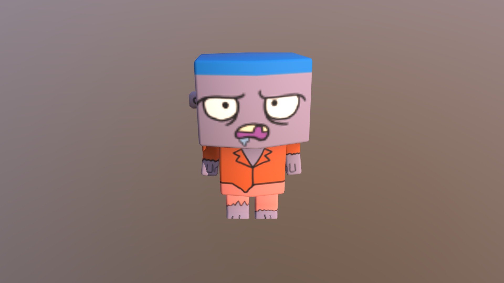 Cute Low Poly Zombie - 3D model by Elias.Khshaiboun [b60e50c] - Sketchfab